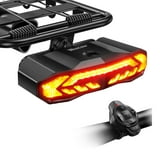 WSDCAM Bike Cargo Rack Tail Light with Turn Signals and Brake Light ...