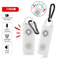 SABRE 2-in-1 Clip-On Personal Alarm with LED Safety Light, Black ...
