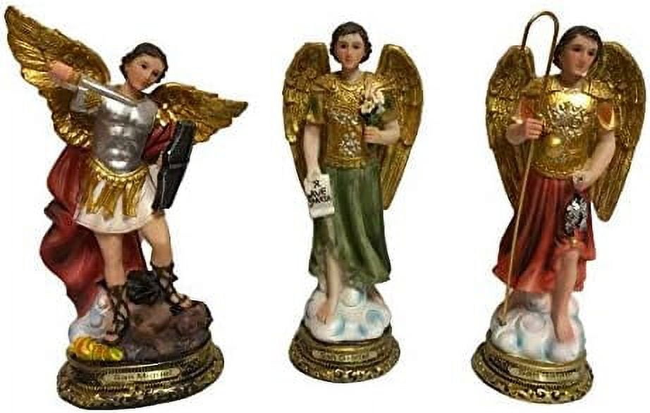 WSLHFEO 3 Arcángeles 8" San Miguel Arcángel, Arcángel Gabriel, Arcángel ...