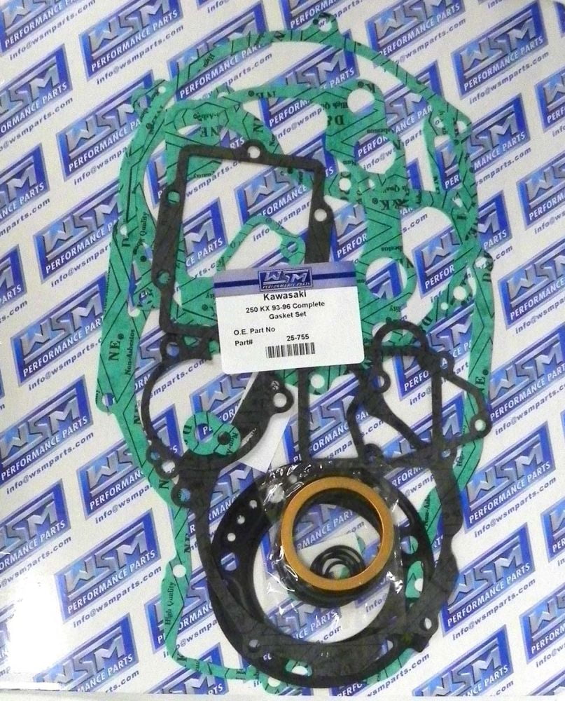 WSM Complete Gasket Kit For Kawasaki 250 KX 93-96 25-755 - Walmart.com