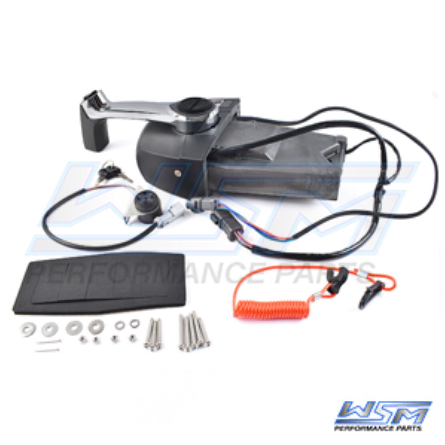 WSM Control Box Assembly Johnson / Evinrude Single Binnacle W/Key & PTT ...