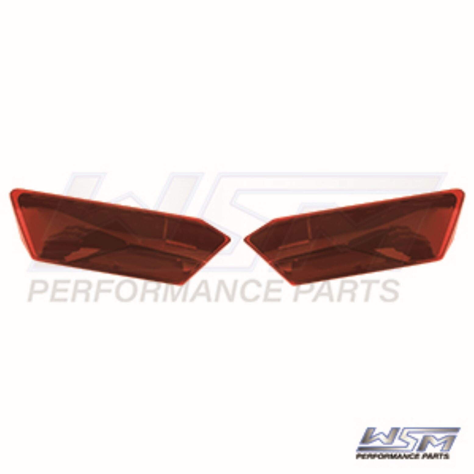 WSM L.E.D Tail Lights Polaris 1000 RZR - Red Lenses - 020-355 - Walmart.com