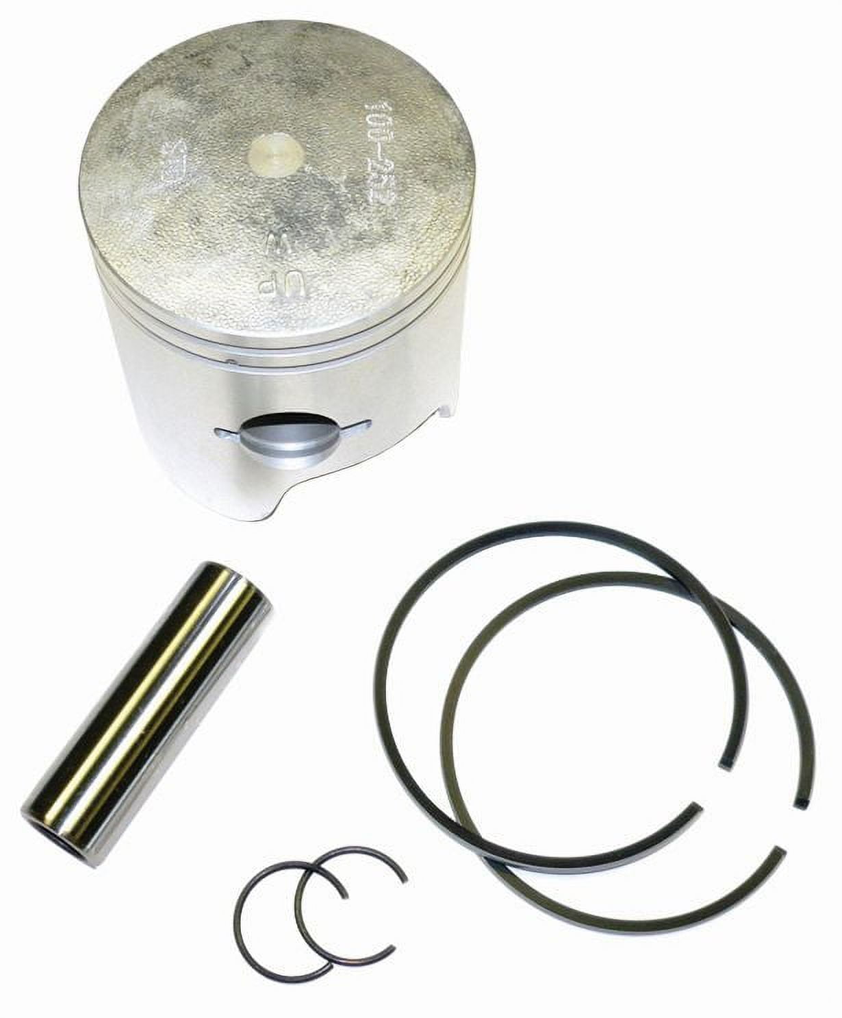 WSM Piston Kit For Yamaha 40 / 50 Hp 3 Cylinder 89-08 .040 Over 100-252 ...