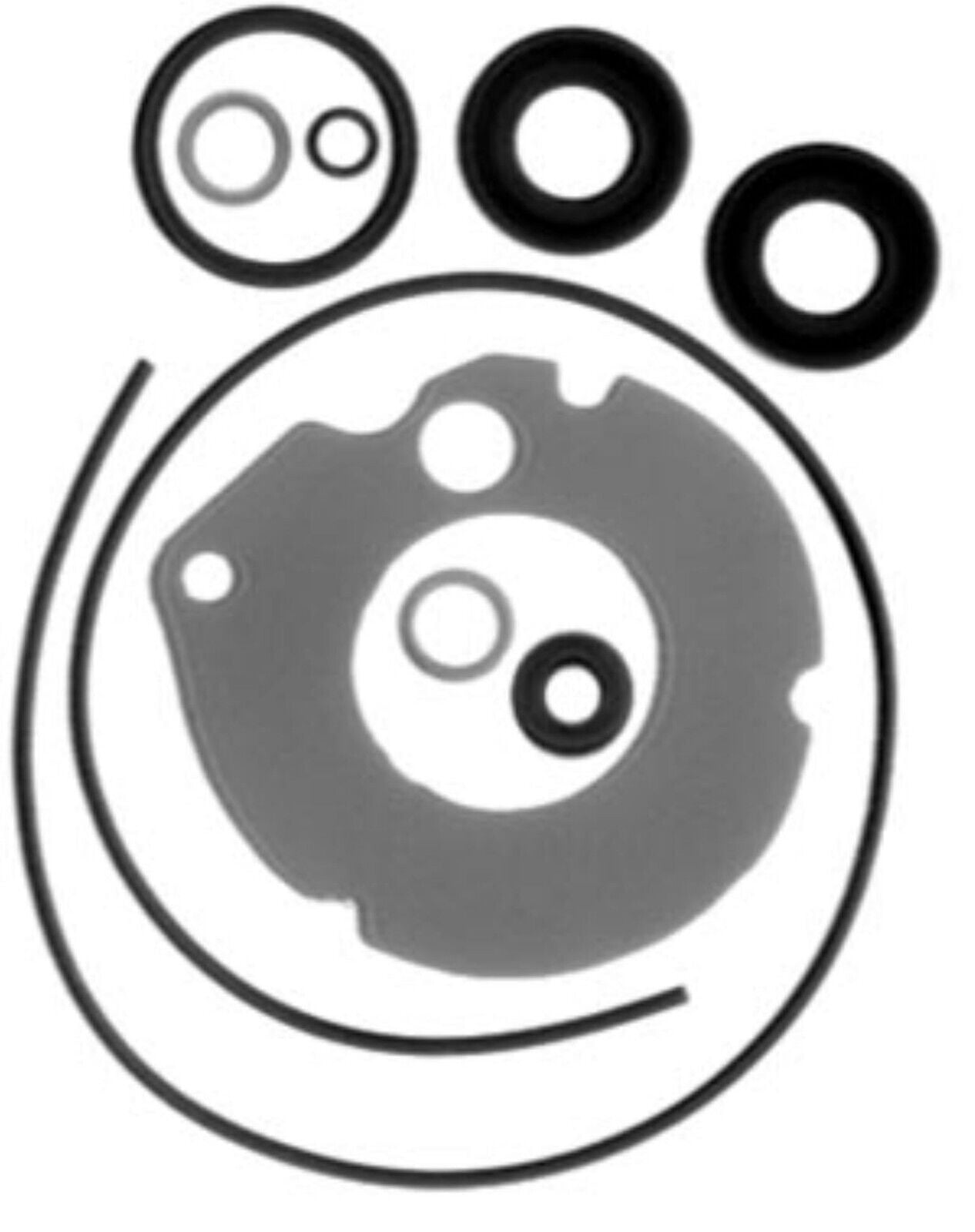 WSM Sierra Lower Unit Seal Kit Johnson / Evinrude 9.5 Hp - 18-2683 ...