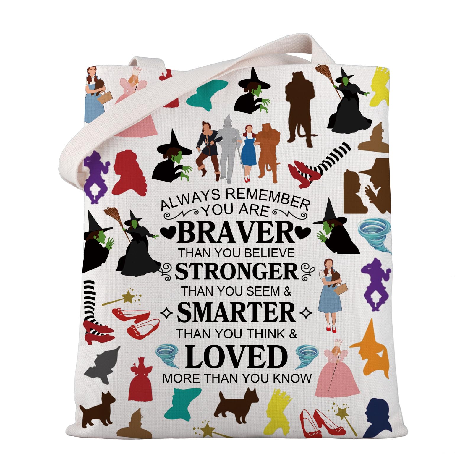 WSNANG Wizard Dorothy Movie Inspired Gift Ruby Slippers Tote Bag ...