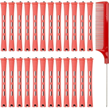 20pcs Hair Curler Set Spiral Hair Perm Rods DIY Plastic Barber ...