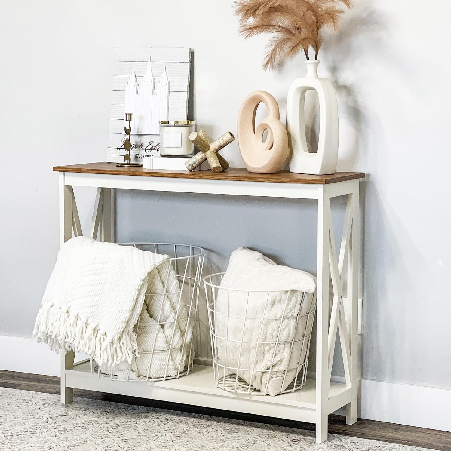 WSRFSD Console Tables for Entryway - Narrow Sofa Tables for Living Room ...
