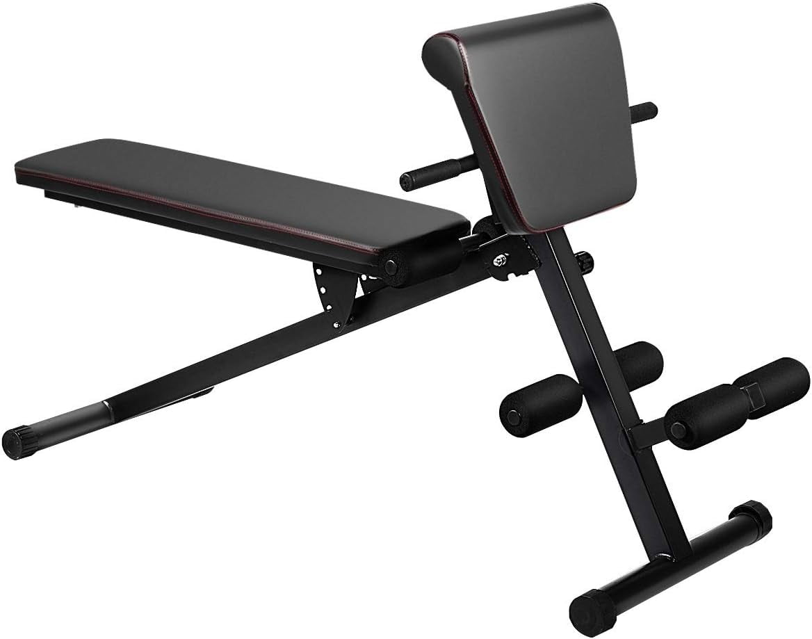 WSRFSD Multi-Workout Bench, Foldable Sit-up Abdominal Back Extension ...