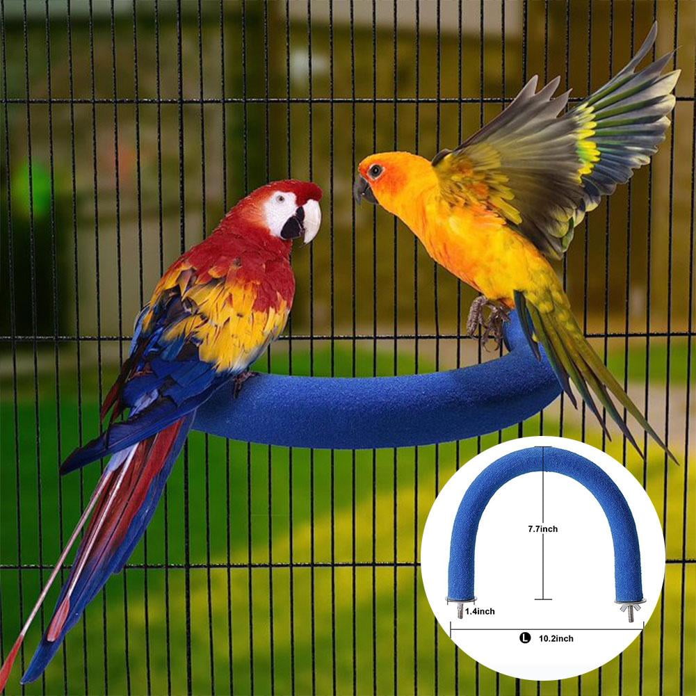 WSRRDRECVHi Bird Perch Stand,U Shape Quartz Sands Parrot Perch Stand ...