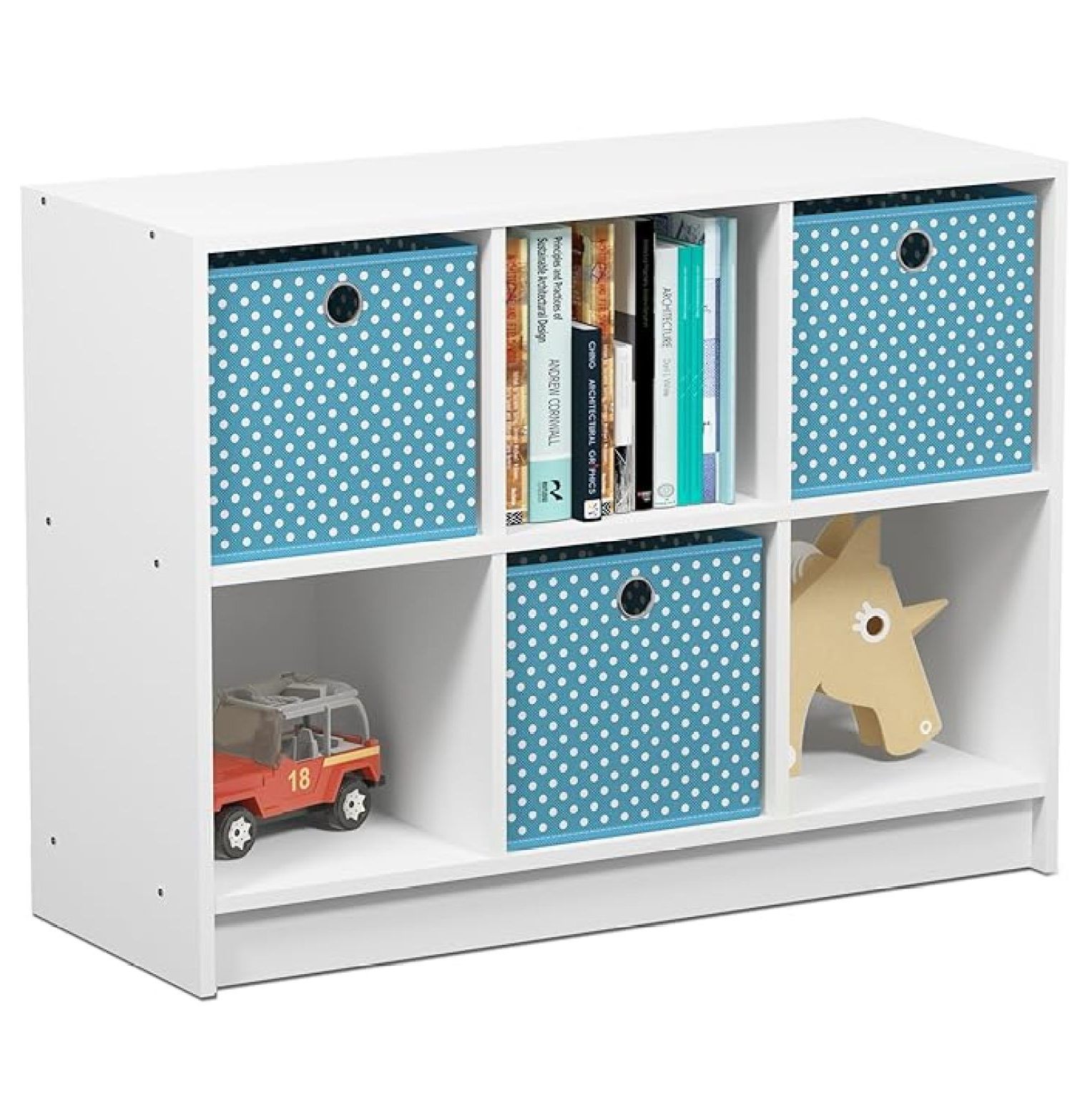 WSSYzyzf BASIC Book Shelf, 6-Cube Bookshelf, 3 x 2 Bookcase with ...