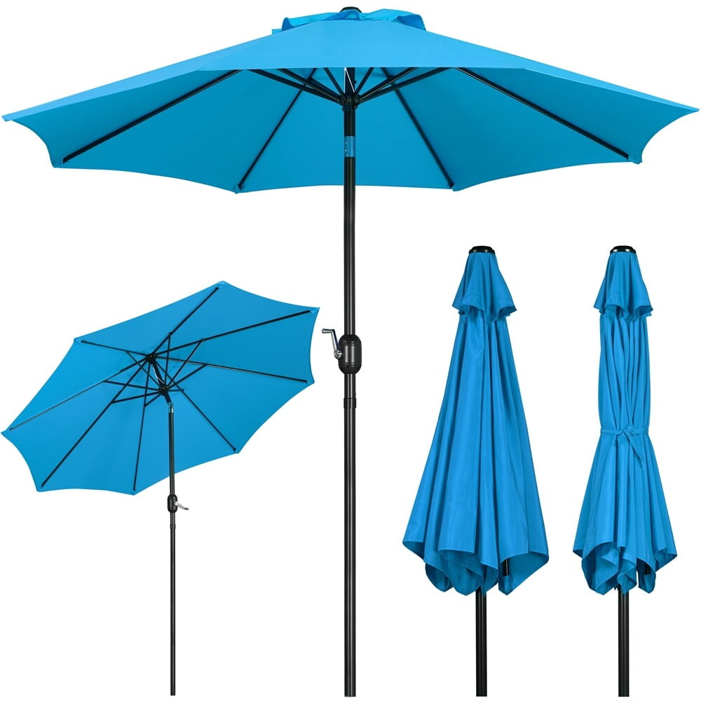 WSSYzyzf FT Patio Umbrella Outdoor Umbrella Patio Yard Market Table Sun ...