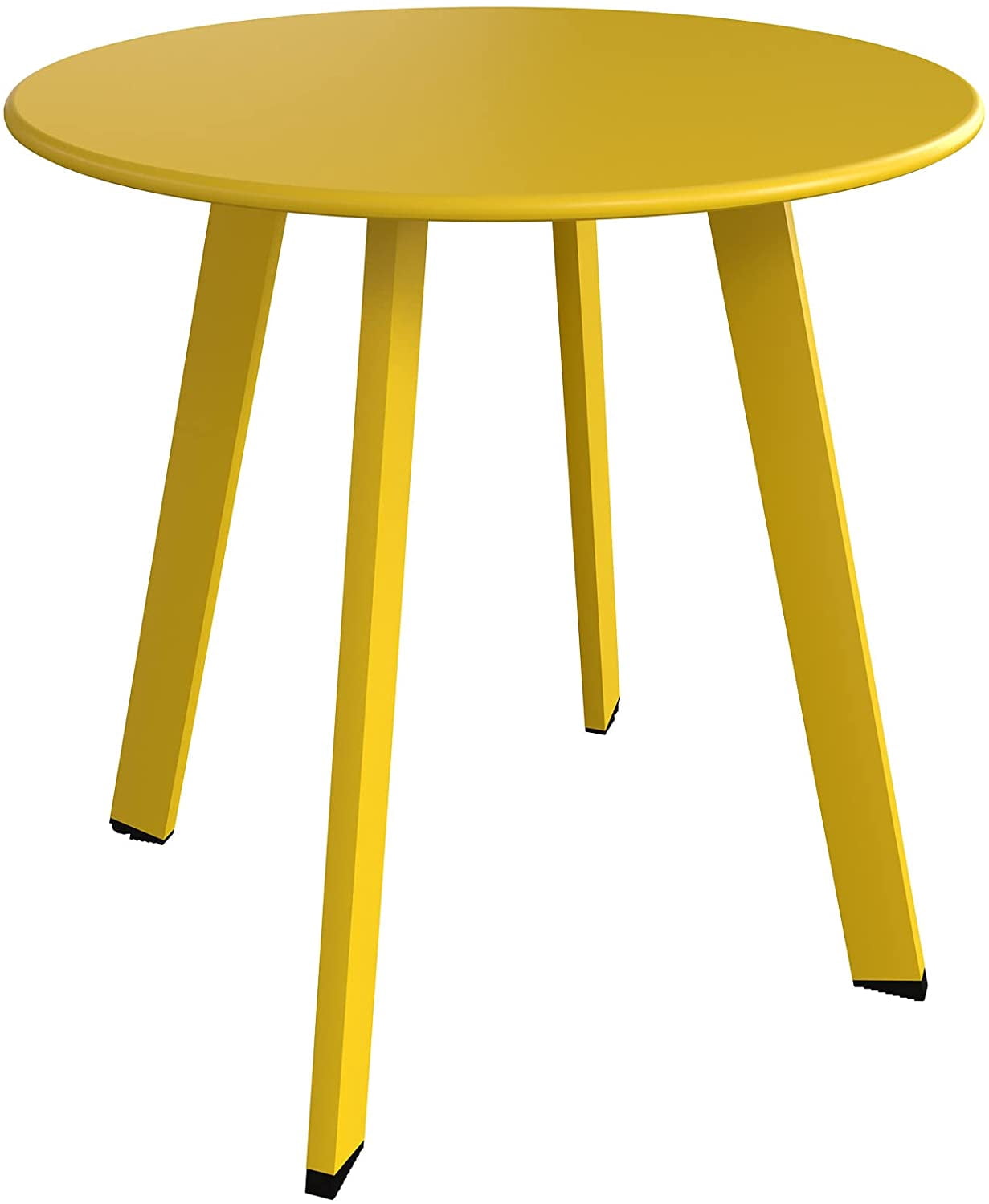 WSSYzyzf Grand patio Outdoor Side Table Round End Table with Square ...