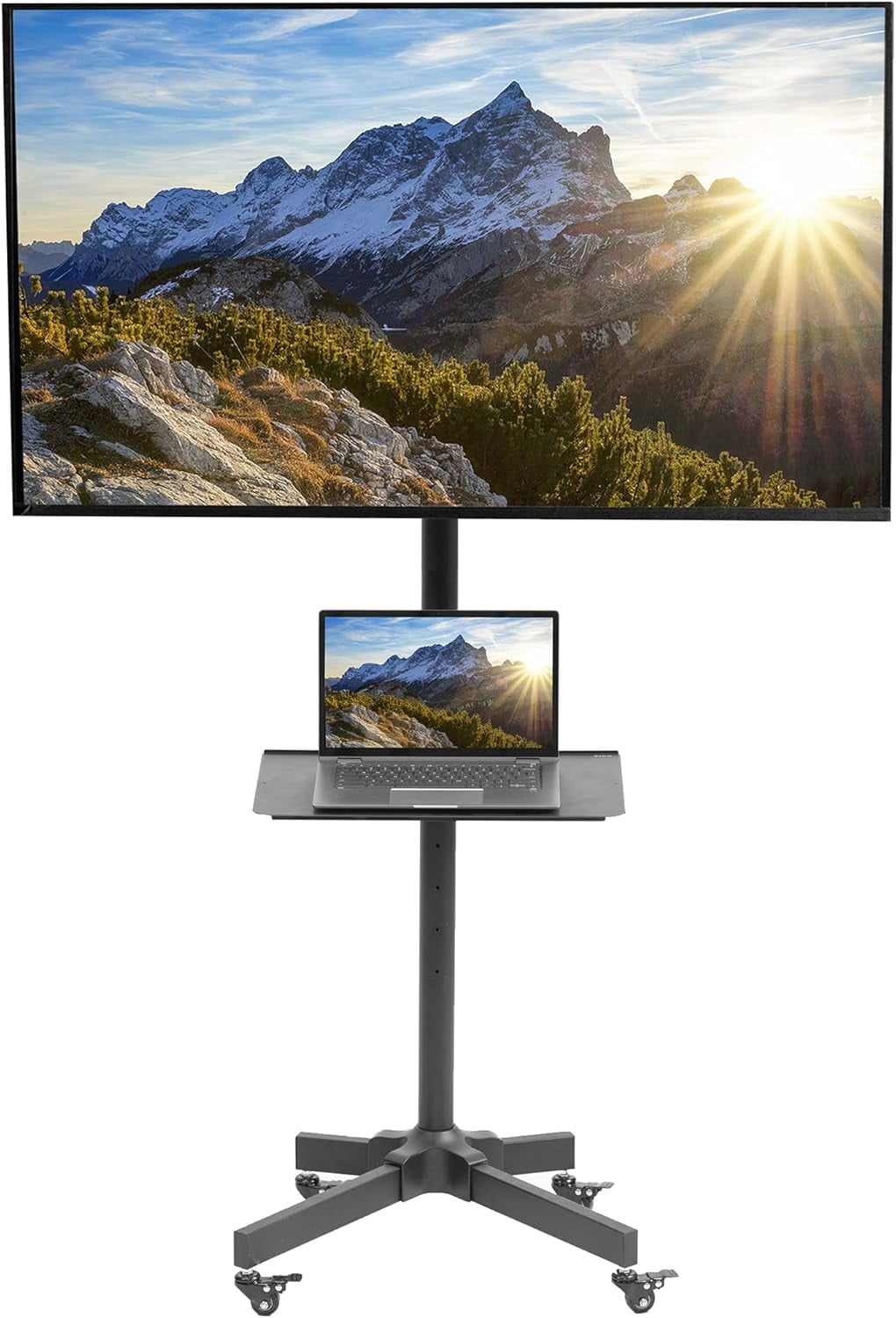 WSSYzyzf Mobile TV Cart for 13 to 60 inch Screens up to 55 lbs, LCD LED ...