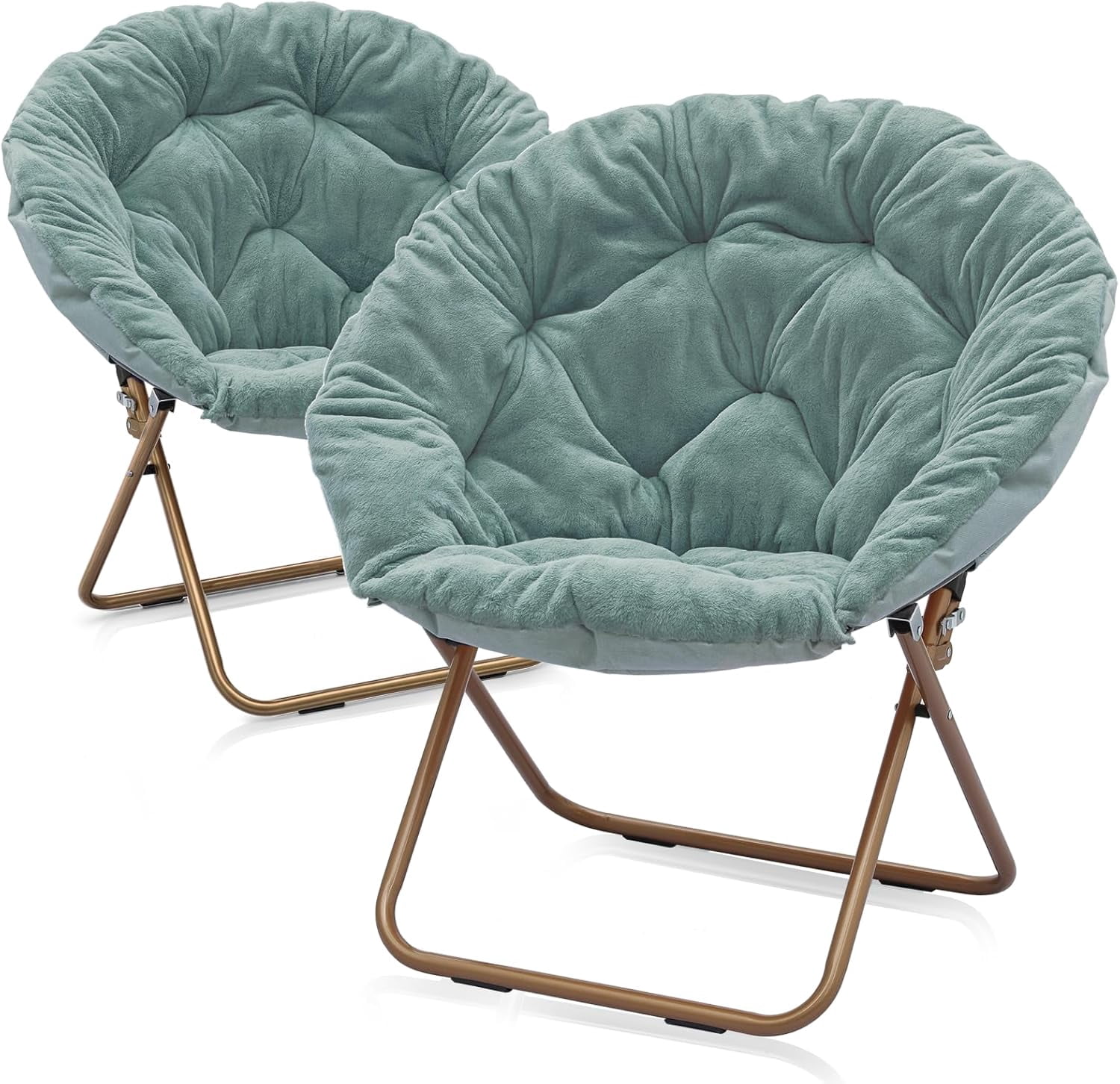 WSSYzyzf Saucer Chair for Teens Adults, Oversized Folding Cozy Moon ...