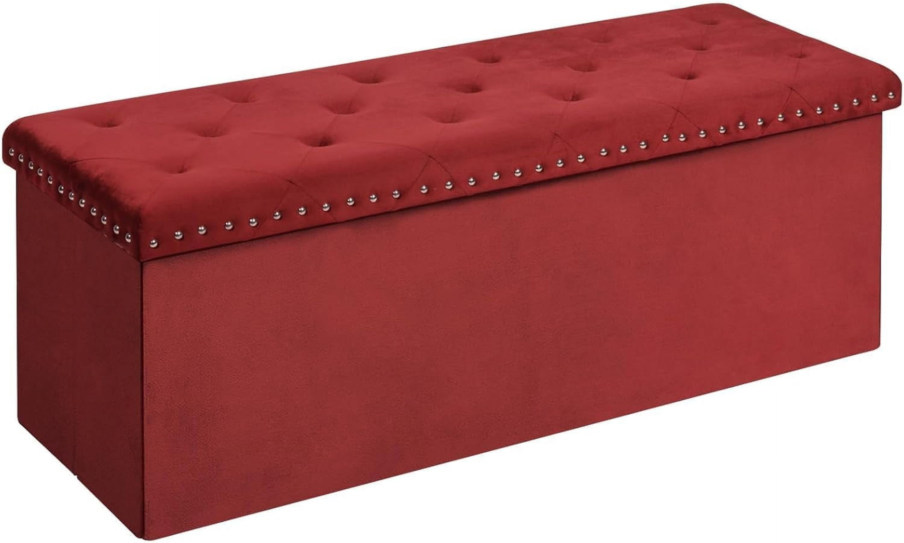 WSSYzyzf Storage Ottoman Bench Folding Tufted Ottoman with Storage ...