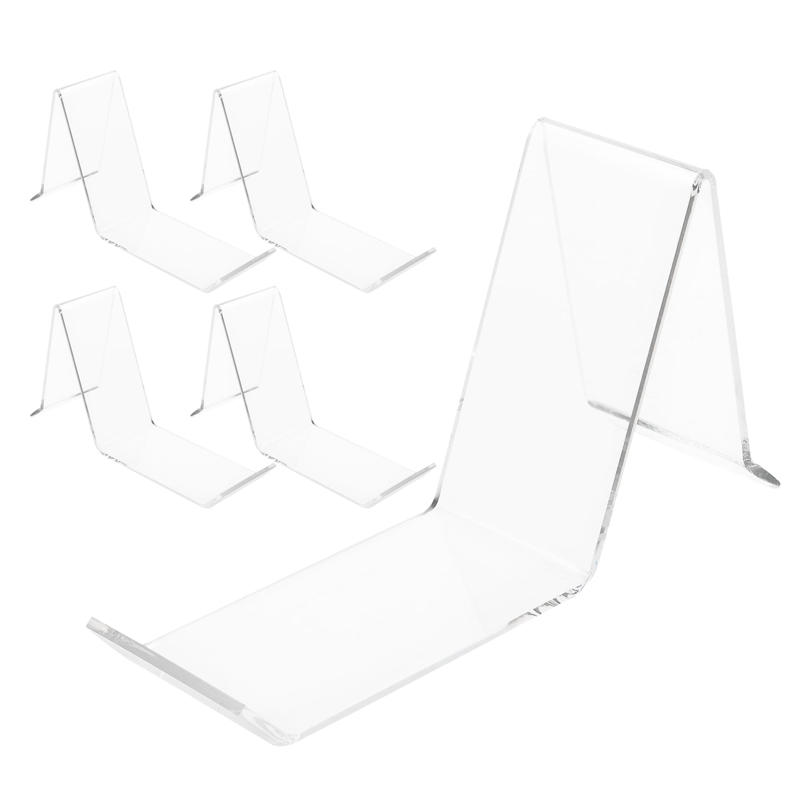 WSTEER 1 Set 5Pcs Shoe Display Stand Transparent Shoe Display Riser ...