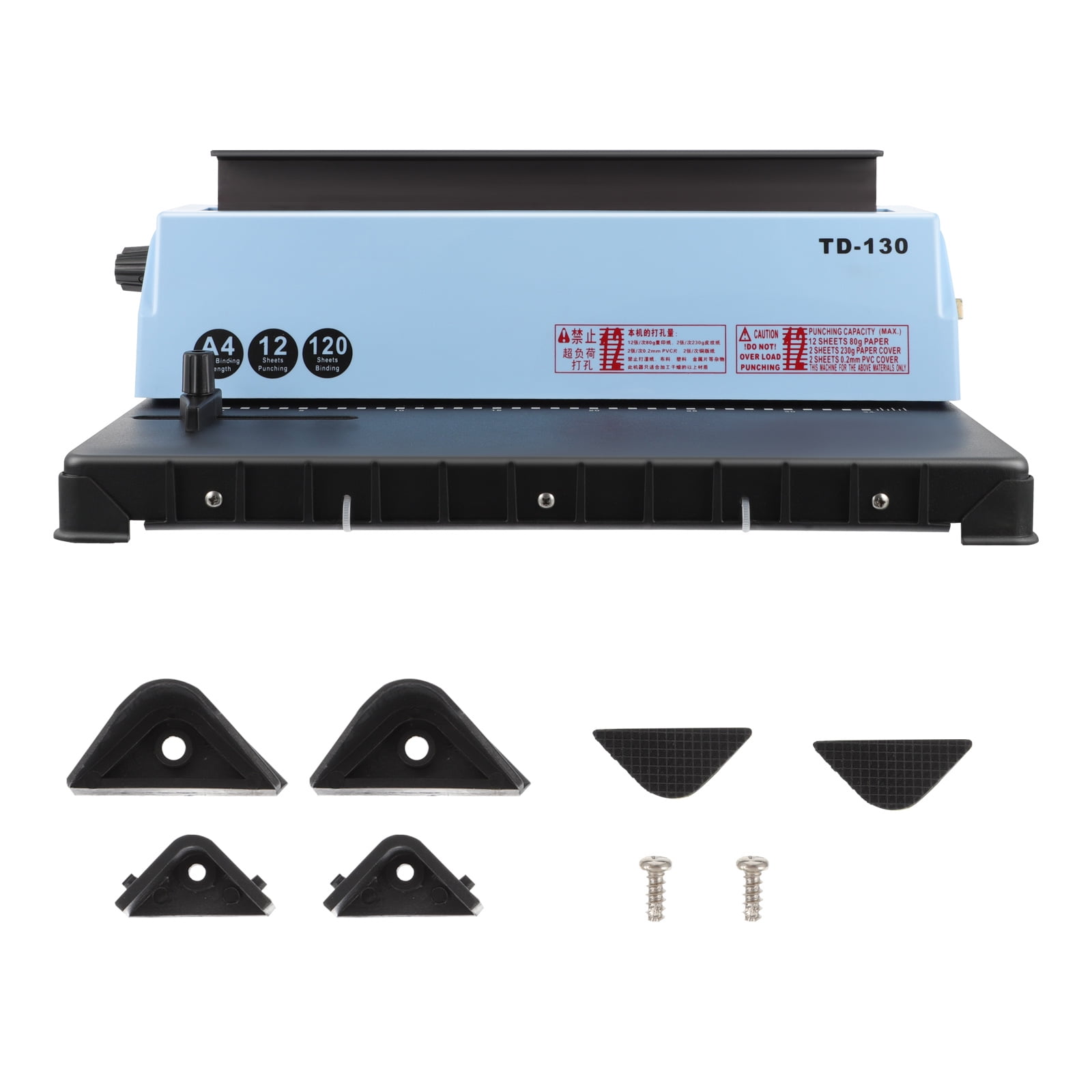 WSTEER 1 Set Binding Machine Coil Calendar Punch 34 Holes Document ...