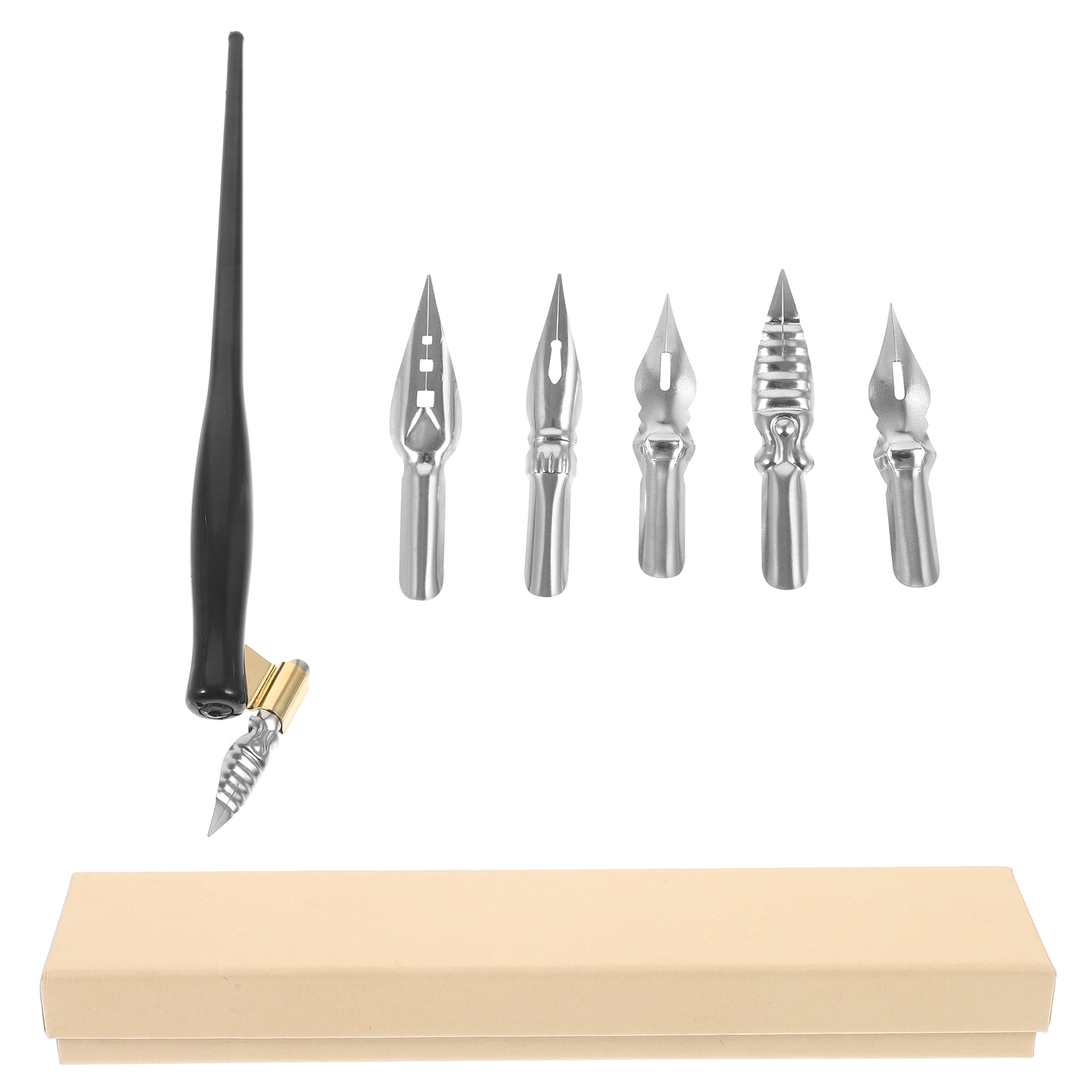WSTEER 1 Set Handmade Pen Calligraphy Practice Pen Vintage Dip Pen ...