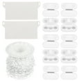 WSTEER 1 Set Vertical Shade Blind Cord Plastic Connector Clips Roller ... WSTEER 1 Set Vertical Shade Blind Cord Plastic Connector Clips Roller ...