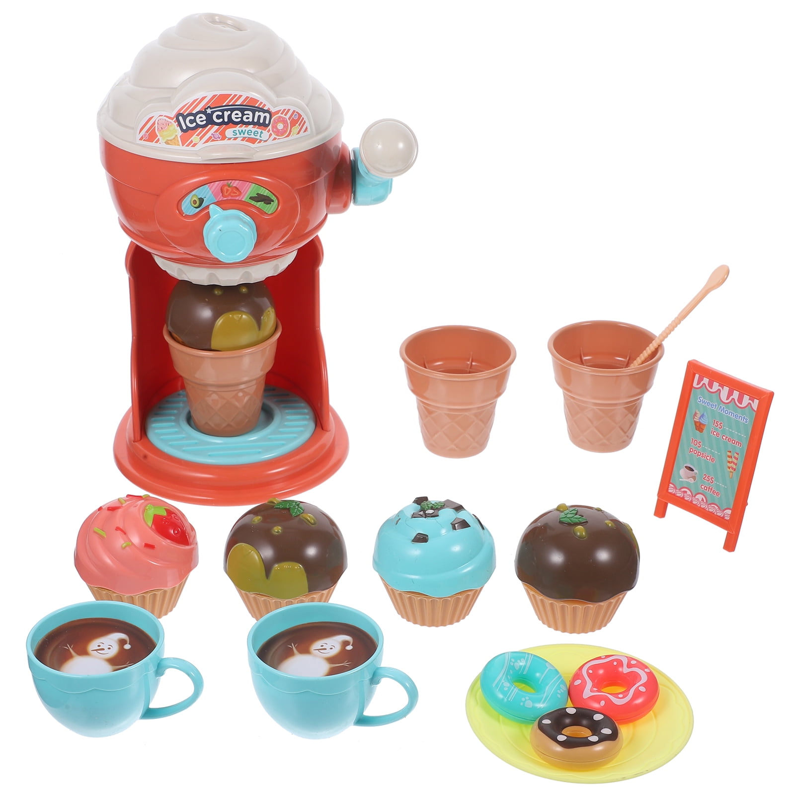 WSTEER 1 Set of Children's Playing House Ice Cream Machine Mini Ice ...