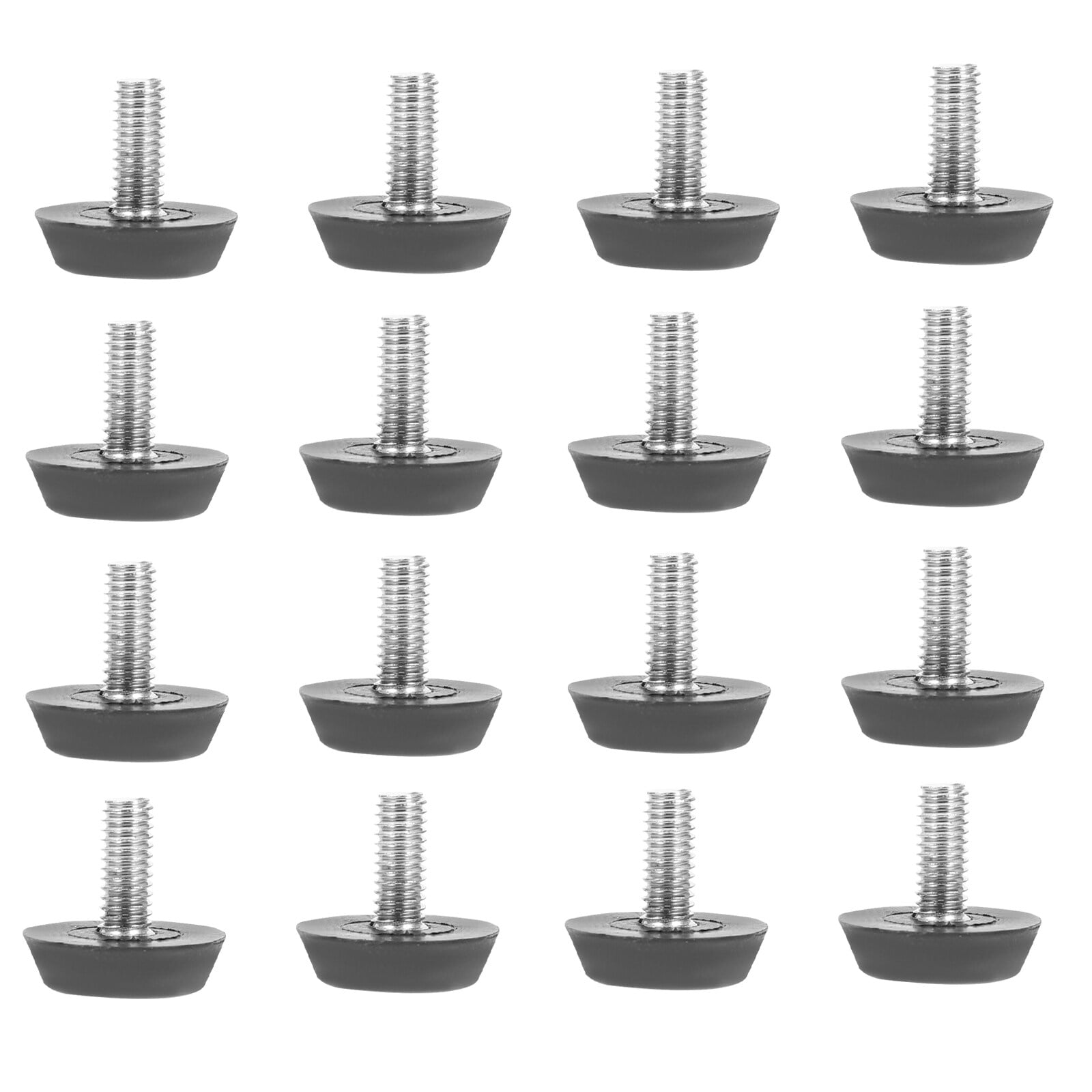 WSTEER 100pcs Screw On Furniture Levelers Adjustable Furniture Legs ...