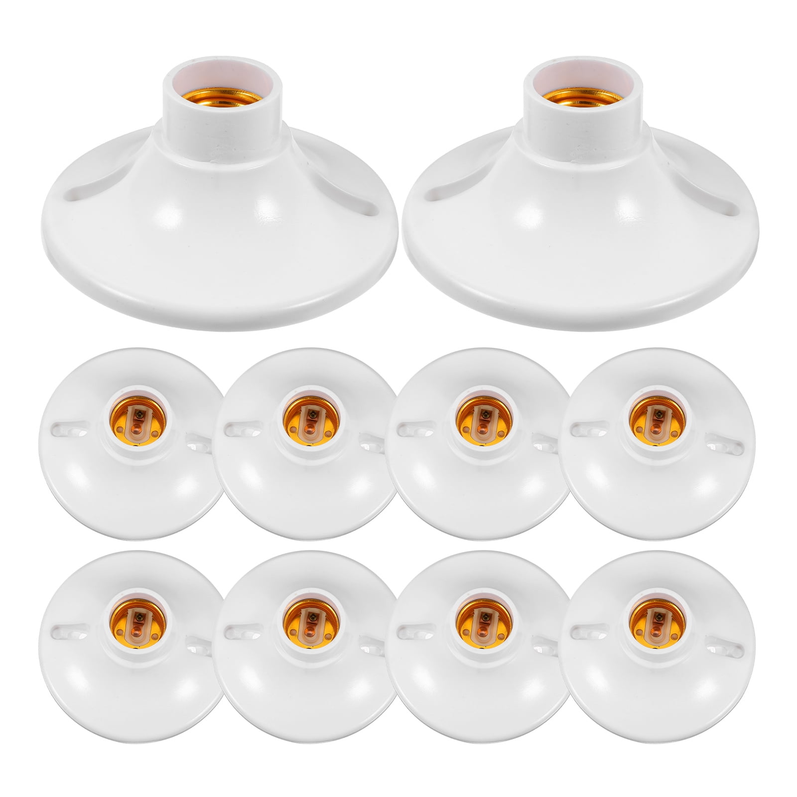 WSTEER 10pcs Ceiling Light Fitting E27 Lamp Bulb Socket Bulb Socket ...