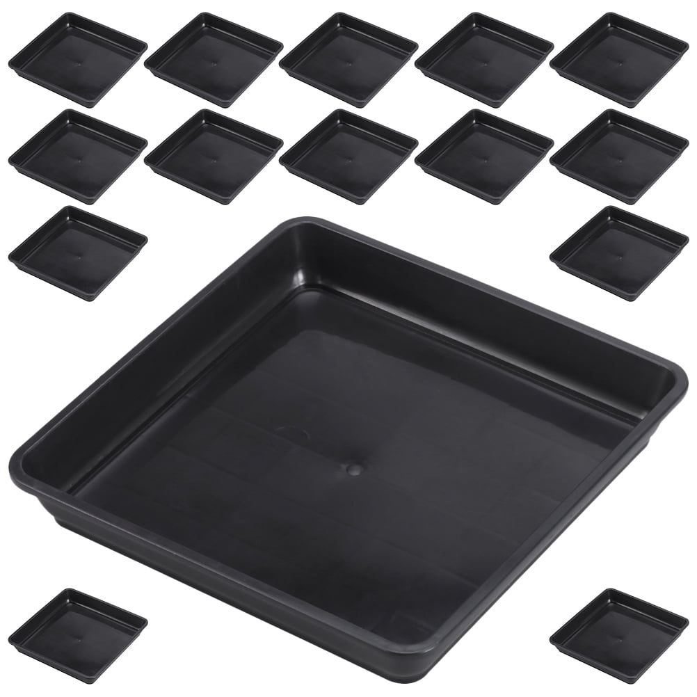 WSTEER 15pcs Plant Trays Plant Saucer Plastic Plant Tray Planter Drip ...