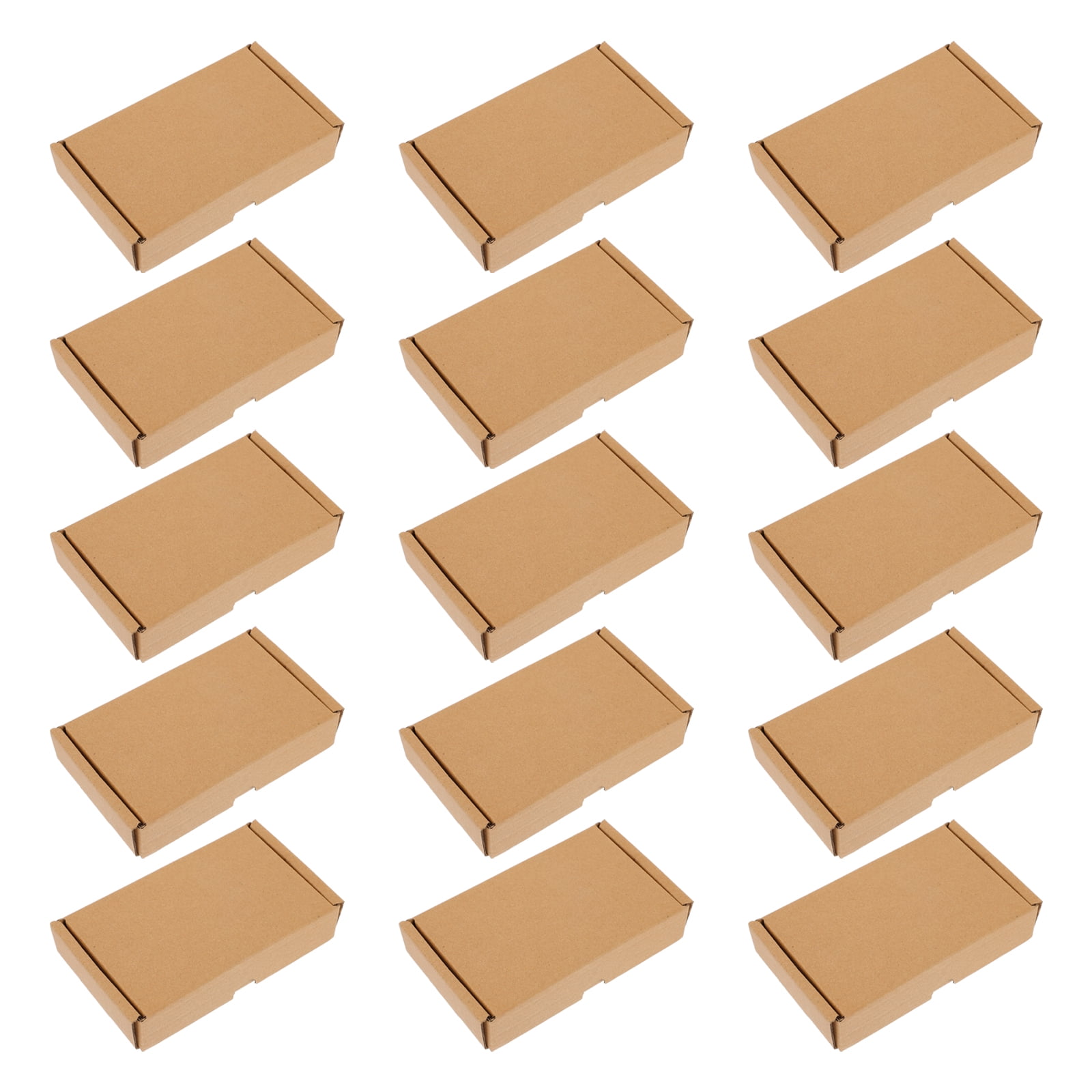 WSTEER 15pcs Universal Moving Boxes Practical Shipping Boxes Corrugated ...