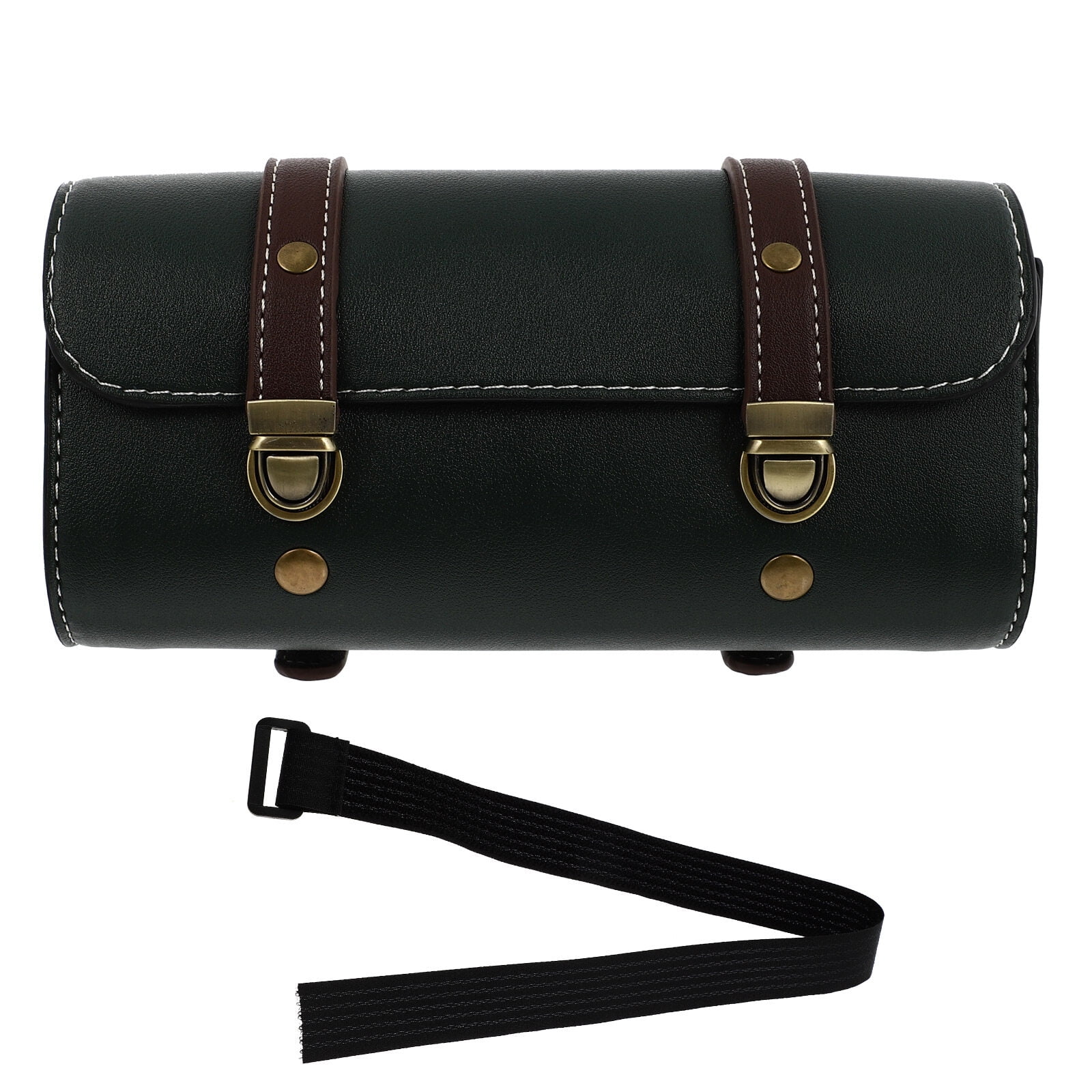 WSTEER 1pc Retro Style Bike Headstock Bag Motorcycle Handlebar Bag Tail ...