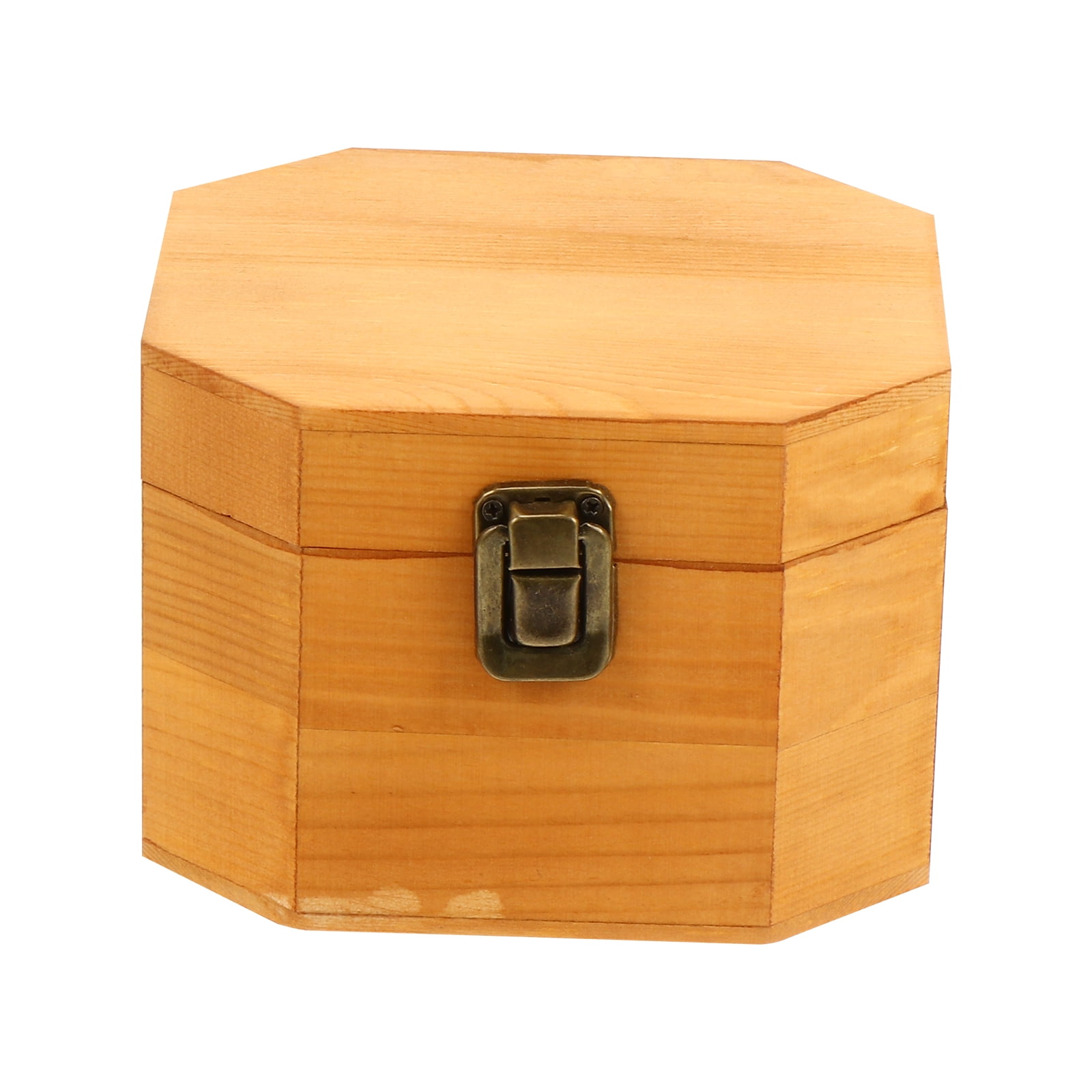 WSTEER 1pc Small Wooden Storage Box Delicate Decorative Box with Lid ...