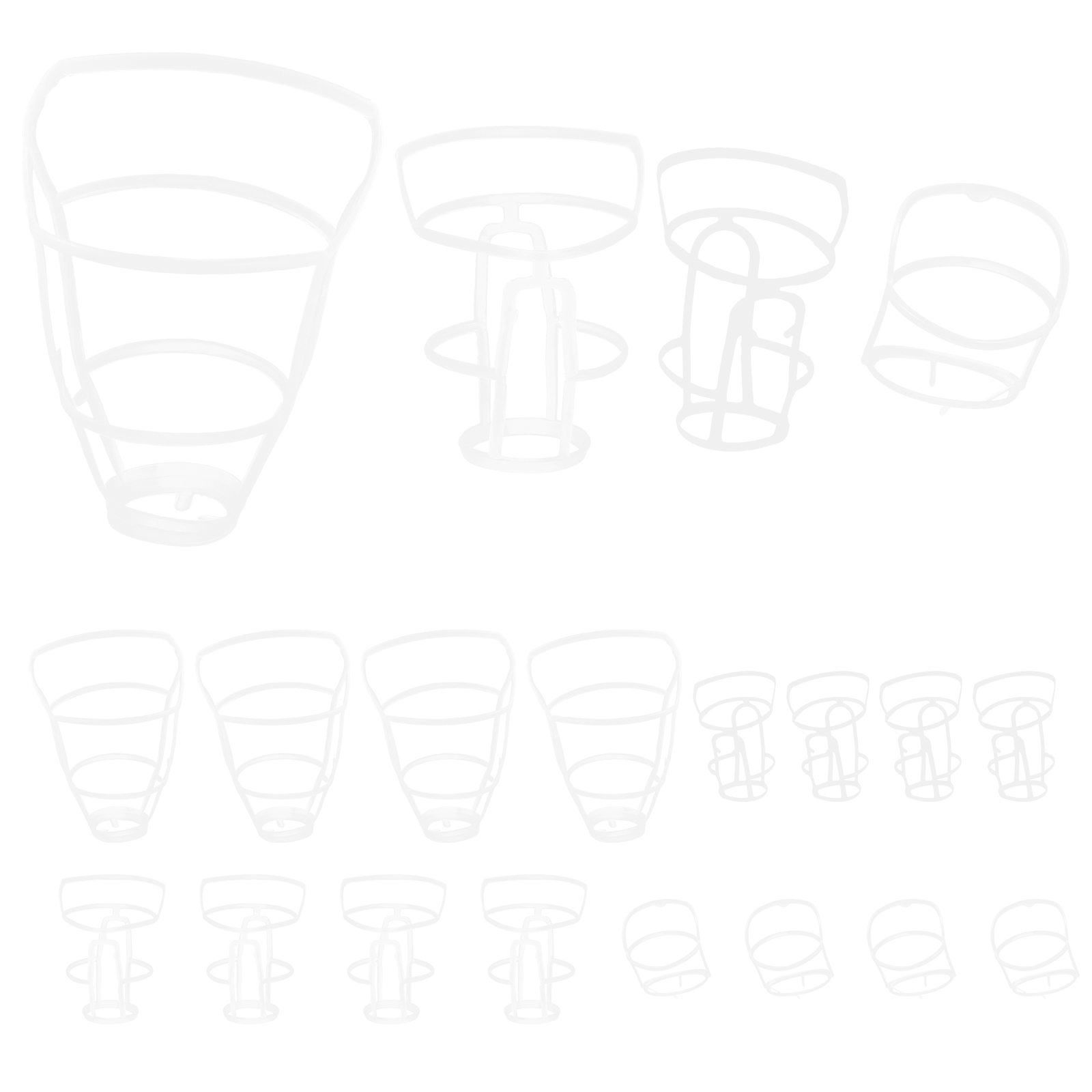 WSTEER 20pcs Portable Infusion Nets Infusion Bottle Net Cages Reusable ...