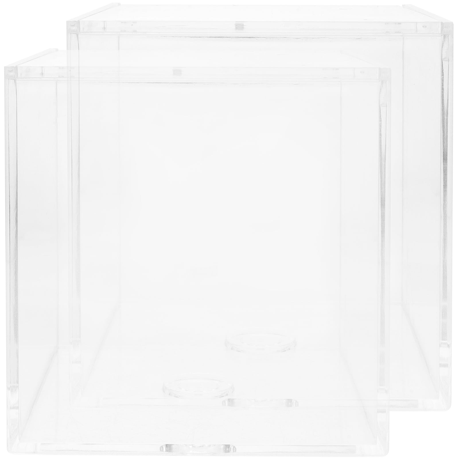 UPGRATOR Candy Case Flipped Lid Design 2Pcs 3.9x3.9x3.9in - Walmart.com