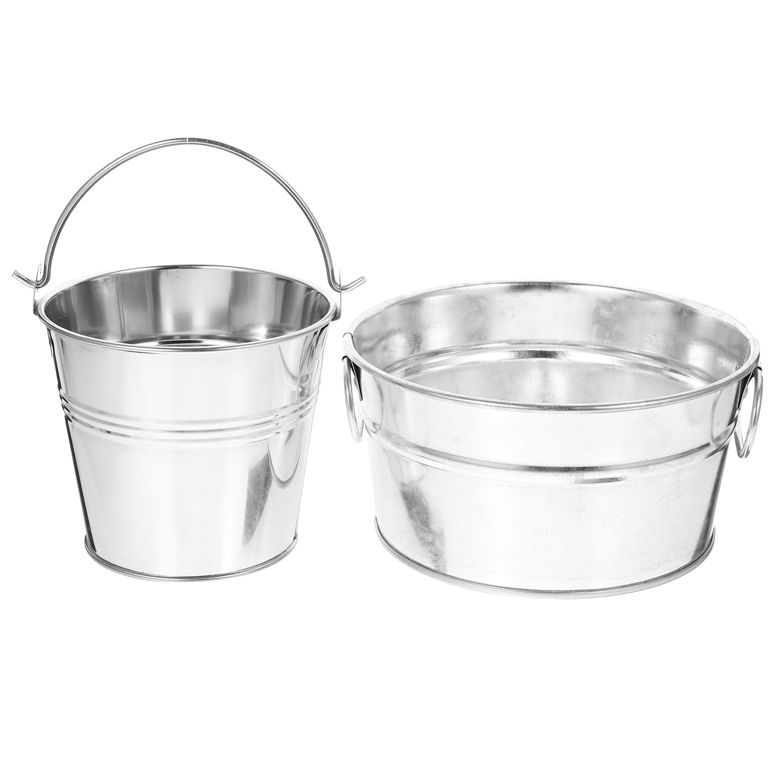 WSTEER 2Pcs Restaurant Snack Food Storage Buckets Coffee Shop French ...