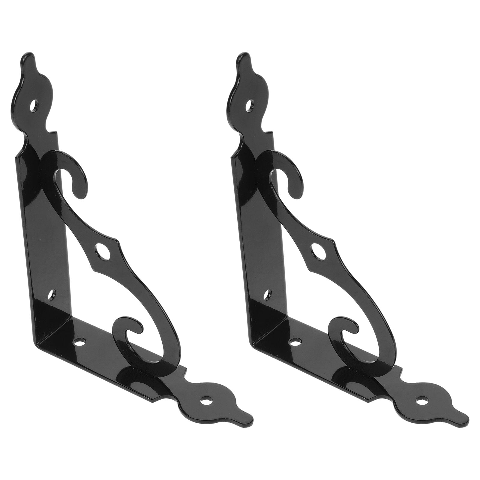 WSTEER 2Pcs Wall Shelf Support Metal Floating Shelf Bracket Heavy Duty ...