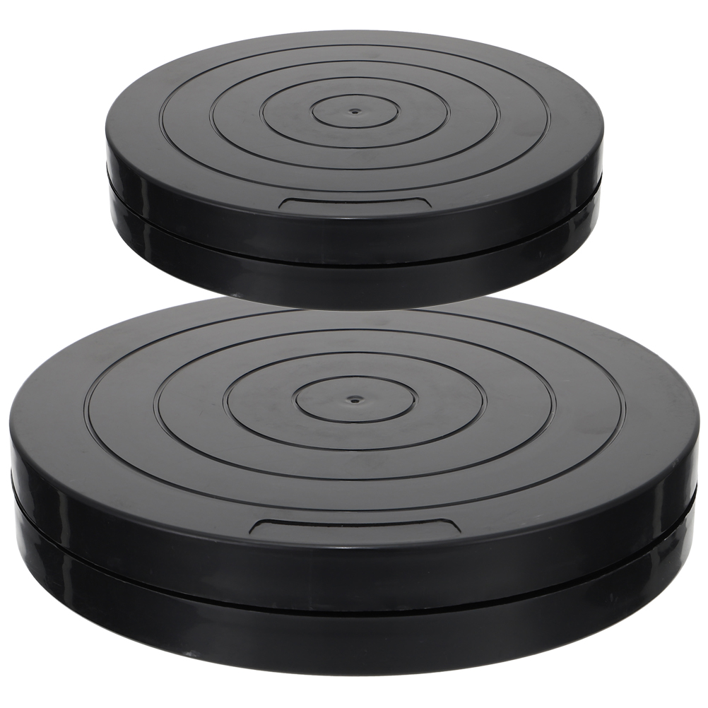 WSTEER 2pcs Clay Turntable Rotation Base Plastic Pottery Sculpture ...