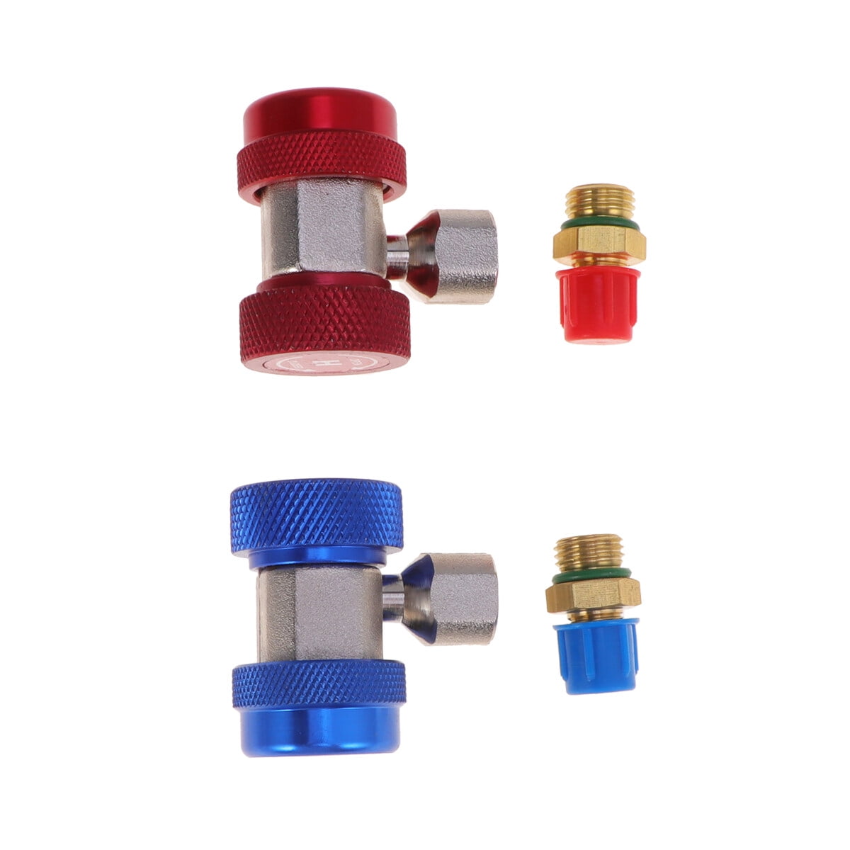 WSTEER 2pcs Manual Coupler Connector Adapter for Car A/C Refrigerant ...