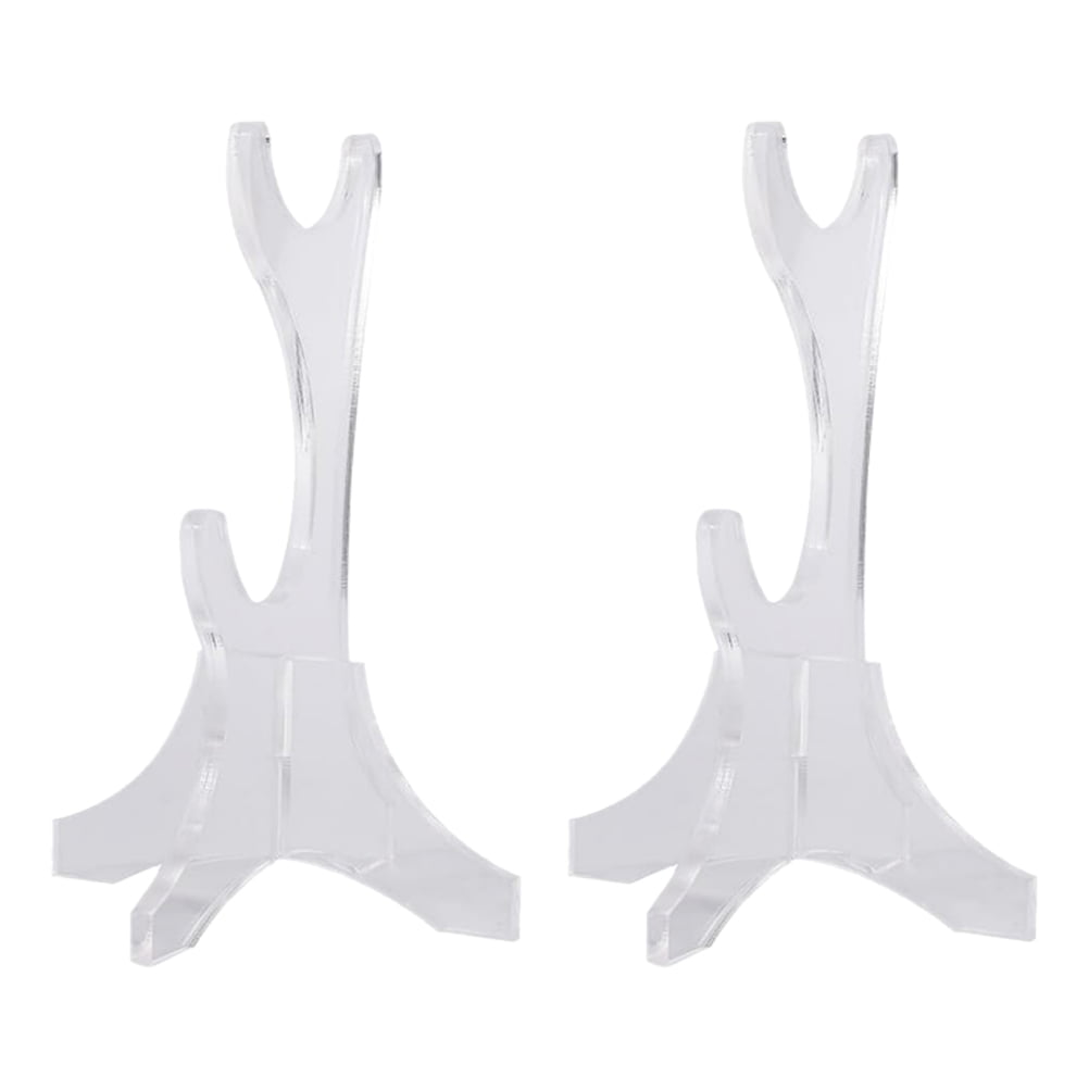 WSTEER 2pcs Sword Display Stand 2-tier Acrylic Sword Holder Tabletop ...