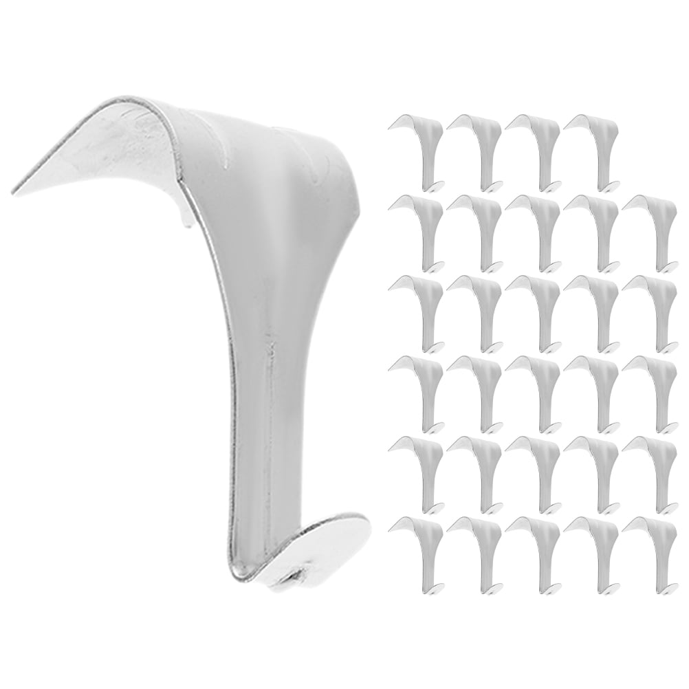WSTEER 30pcs Picture Rail Hook Heavy Duty Picture Hooks Picture Hanging ...