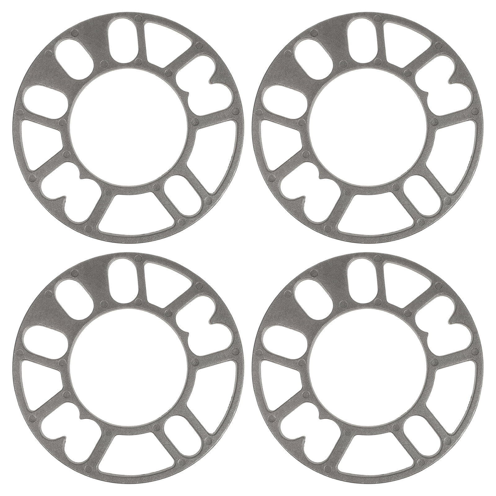 WSTEER 4Pcs 5mm Wheel Spacers Shims Plate Alloy Aluminum 4 & 5 Stud for ...