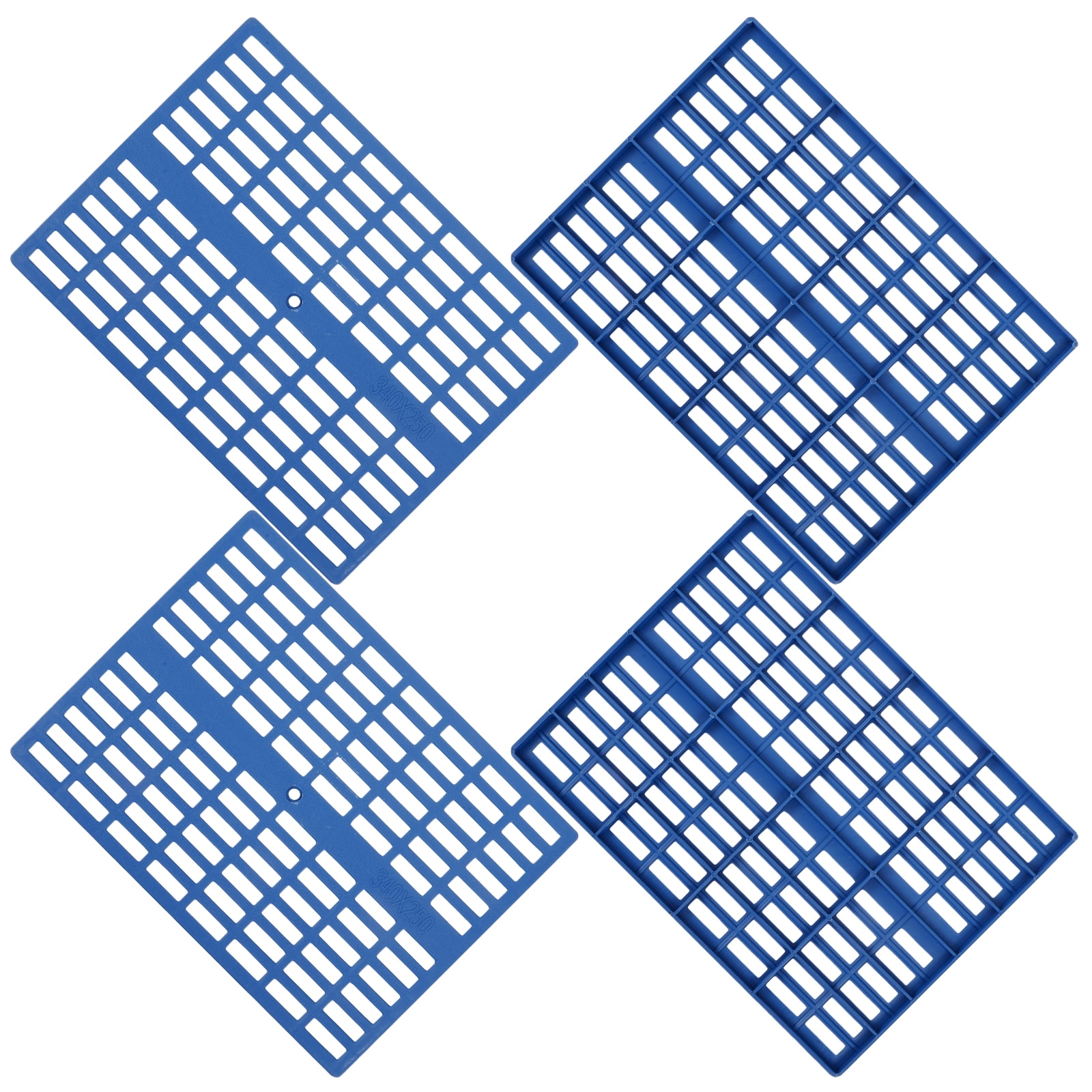 WSTEER 4Pcs Plastic Rabbit Cage Mat Rabbit Floor Mat Small Animal Feet ...