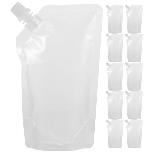 WSTEER 50pcs Drink Pouches Disposable Drink Bags Juice Beverage ...