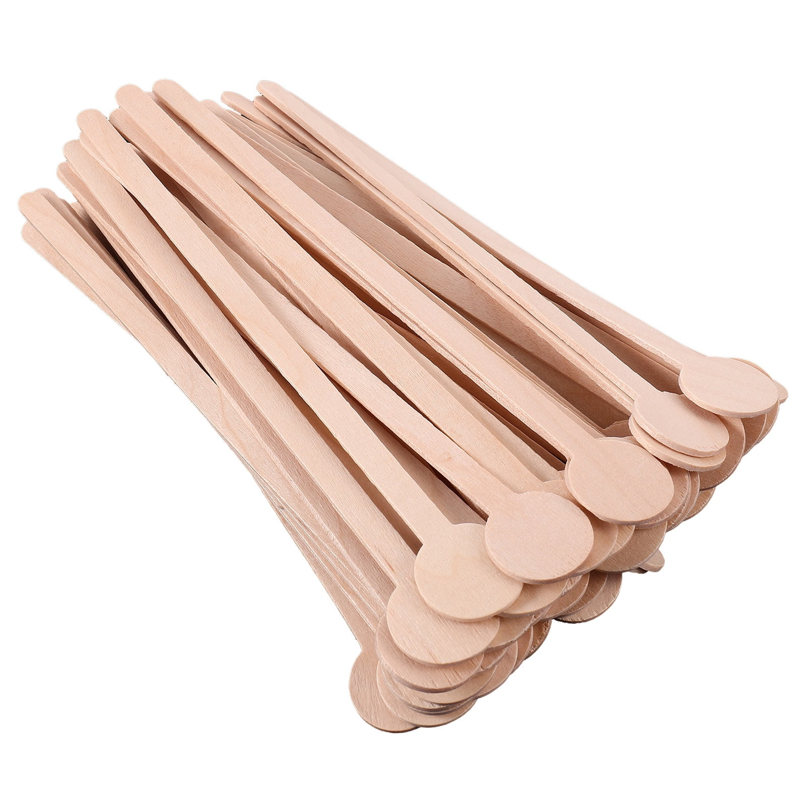 WSTEER 50pcs Wooden Stirring Rods Coffee Stirrers Handle Disposable ...