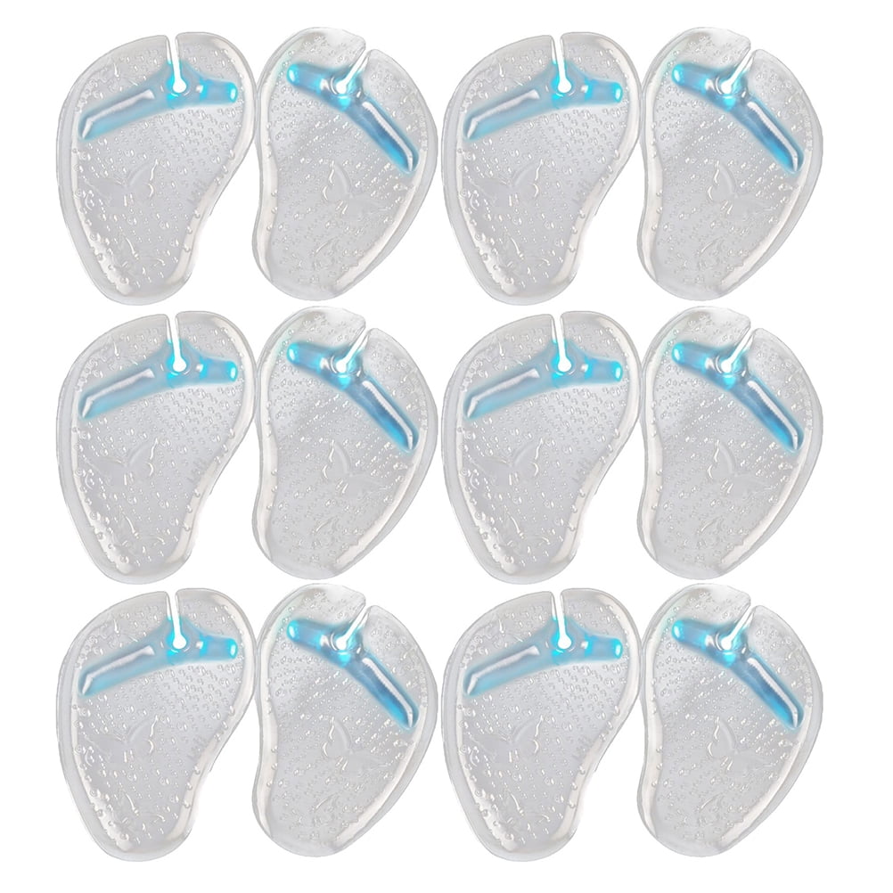 WSTEER 6 Pairs Flip-Flops Gel Cushions Pad Toe Protectors Anti-slip ...