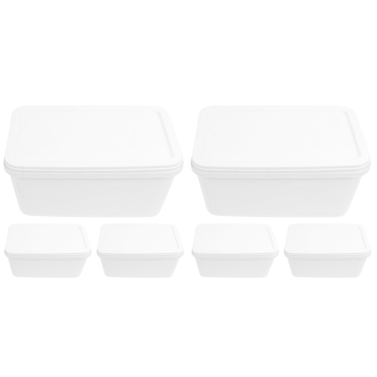 WSTEER 6 Pcs Ice Cream Freezer Container Freezer Preservation Holder ...