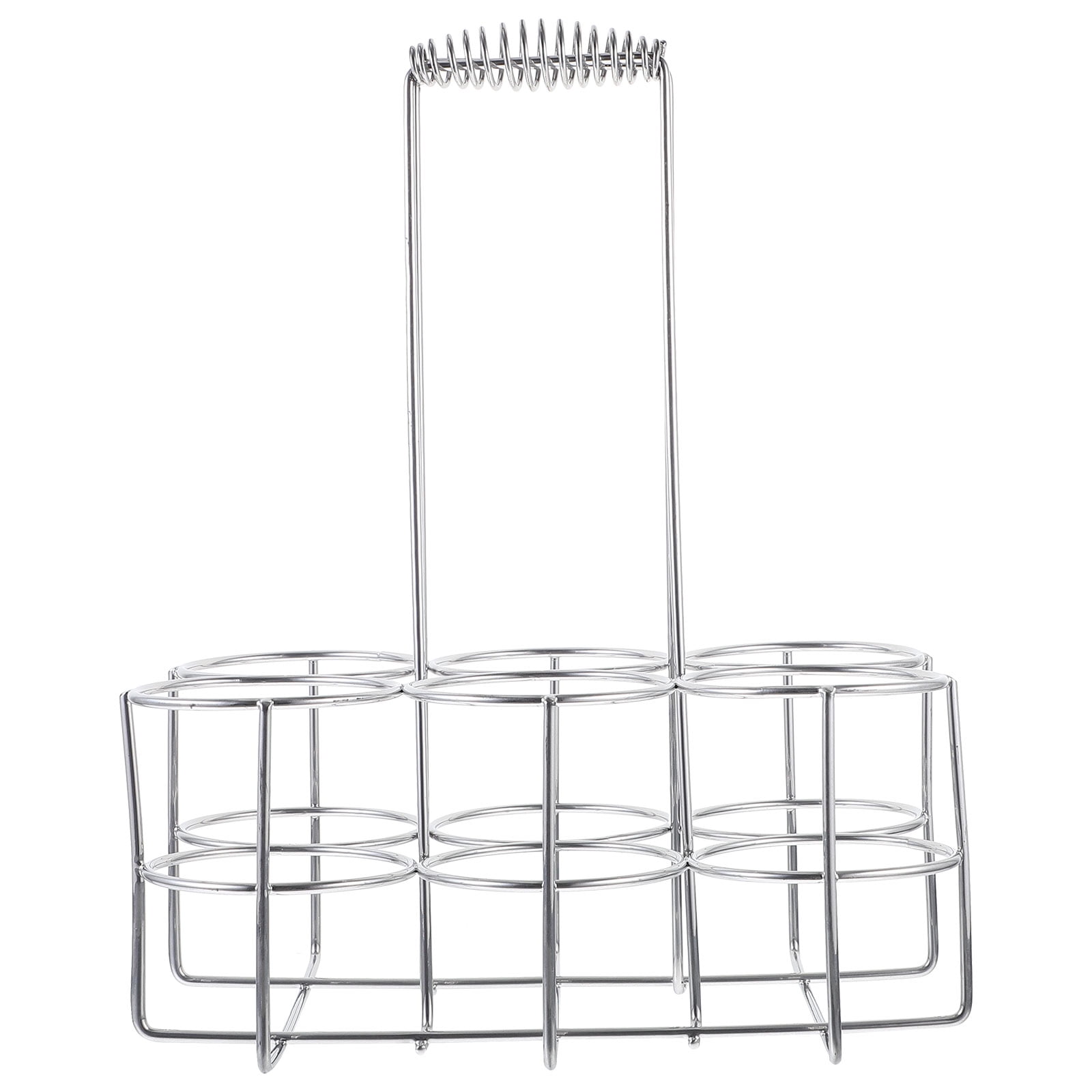 WSTEER 6 Slots Beer Can Rack Can Holder Server Metal Can Organizer ...