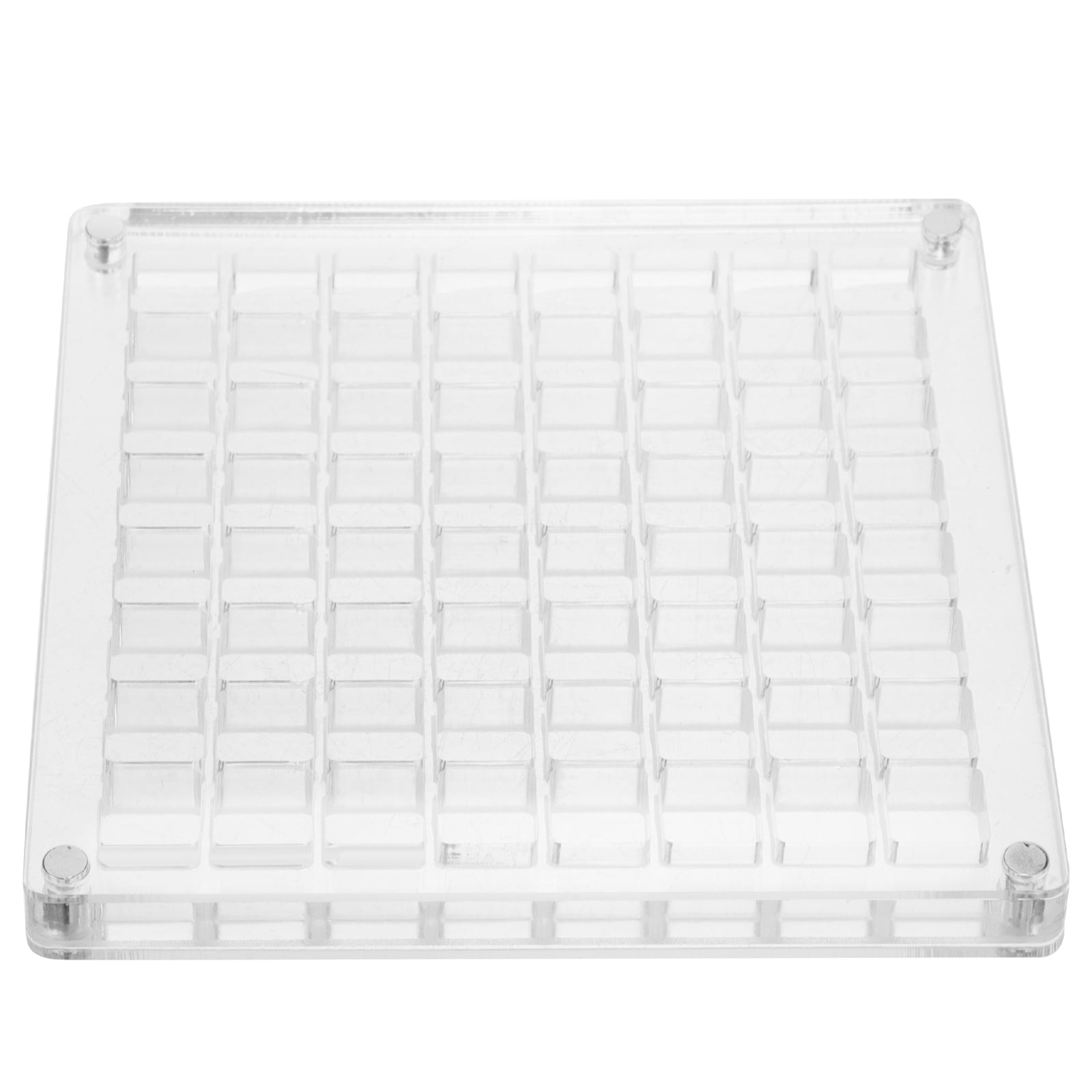 Acrylic Multi-grid Storage Box for Home Transparent Display Organizer ...