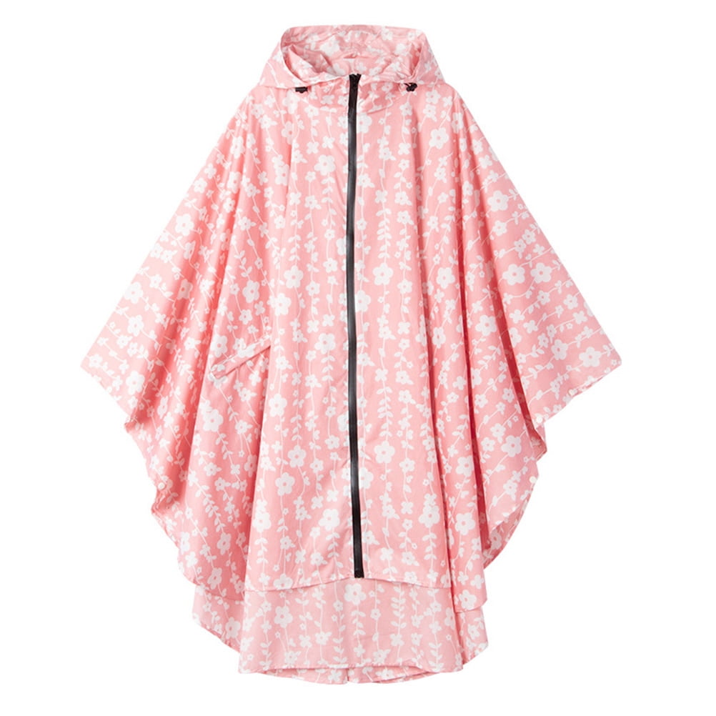 WSTEER Adults Raincoat Poncho Waterproof Rain Capes Eco-friendly Rain ...