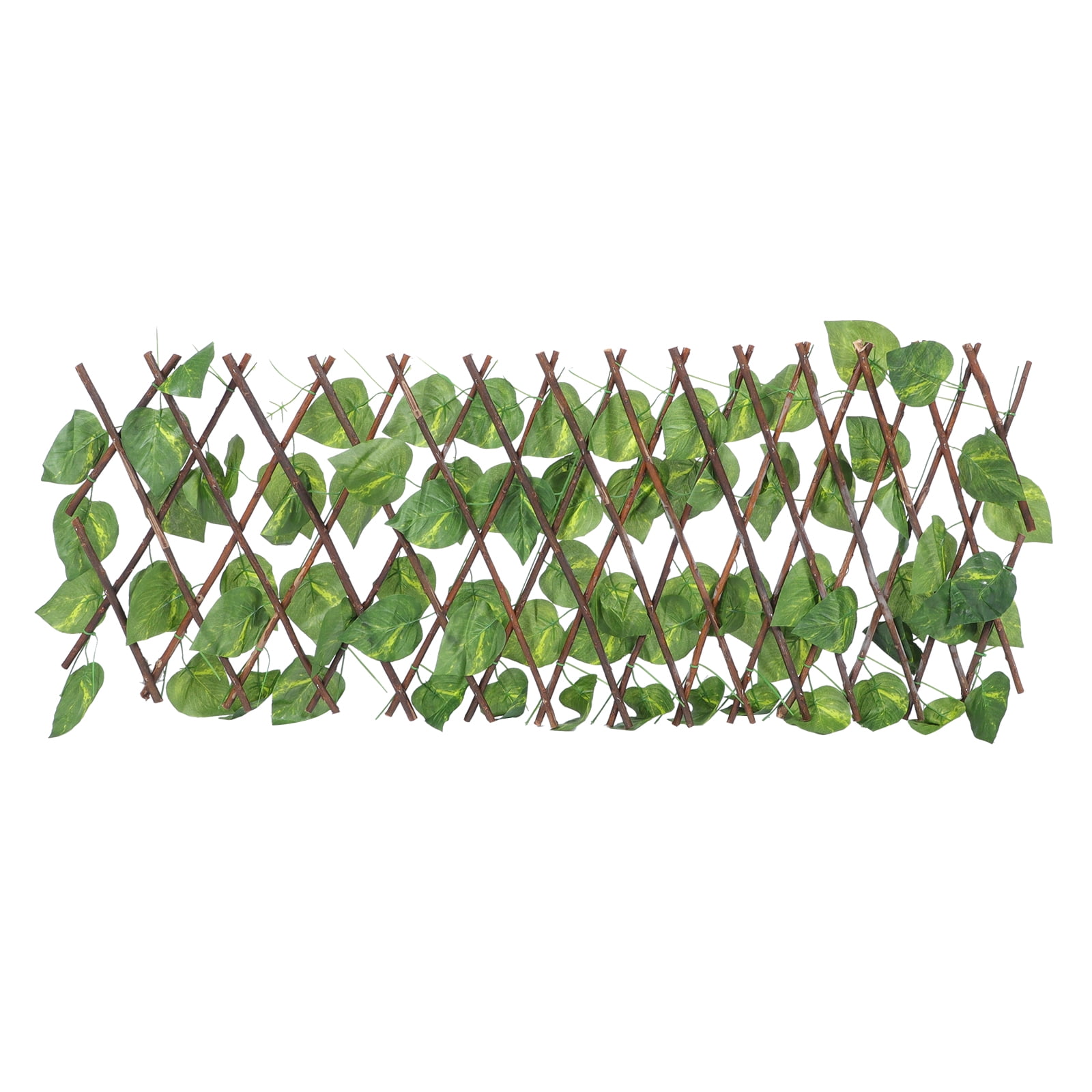 WSTEER Artificial Leaf Fence Fake Green Leaves Fence Adornment ...