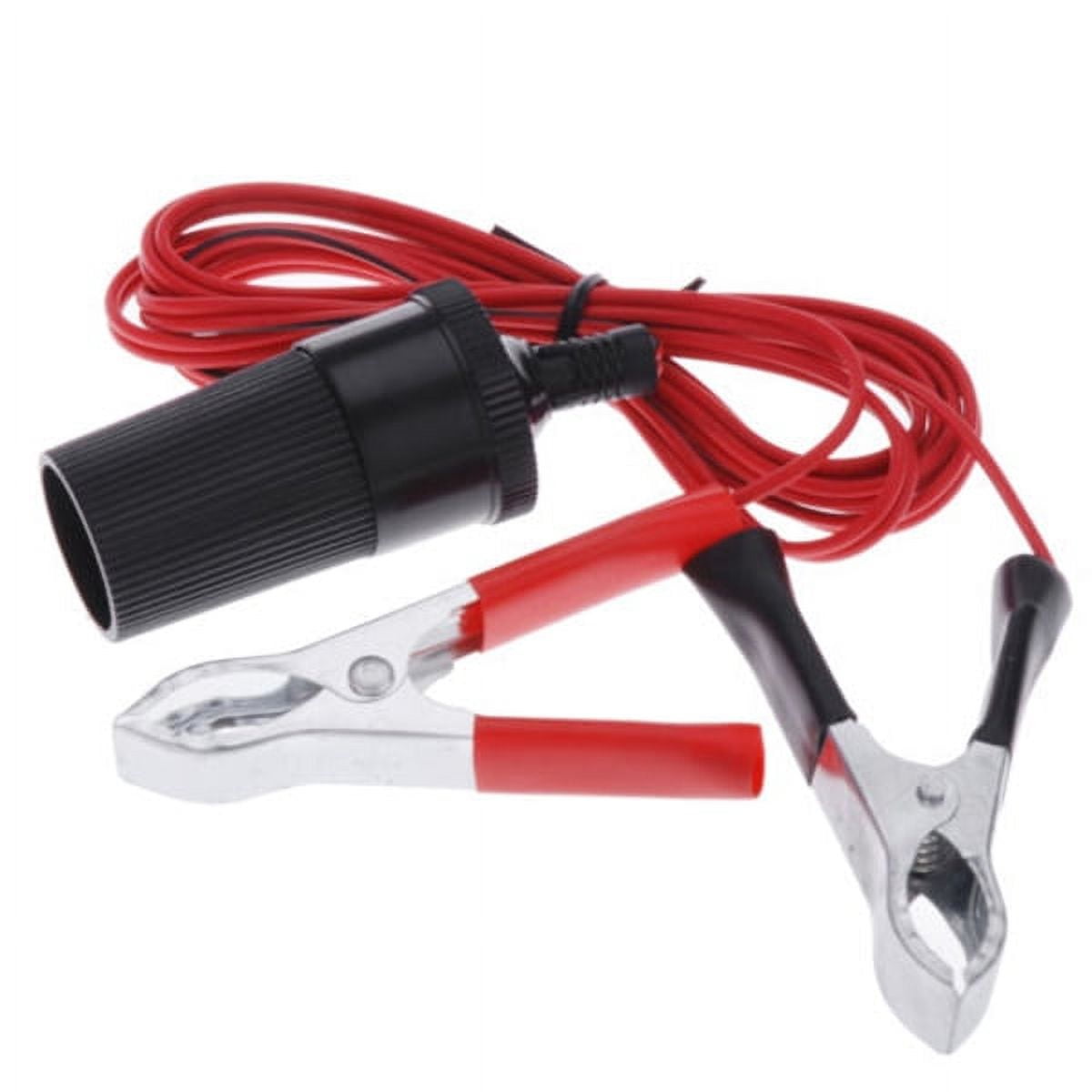 WSTEER Car Baatery Alligator Clip On Terminals Clips Auto Cigarette ...