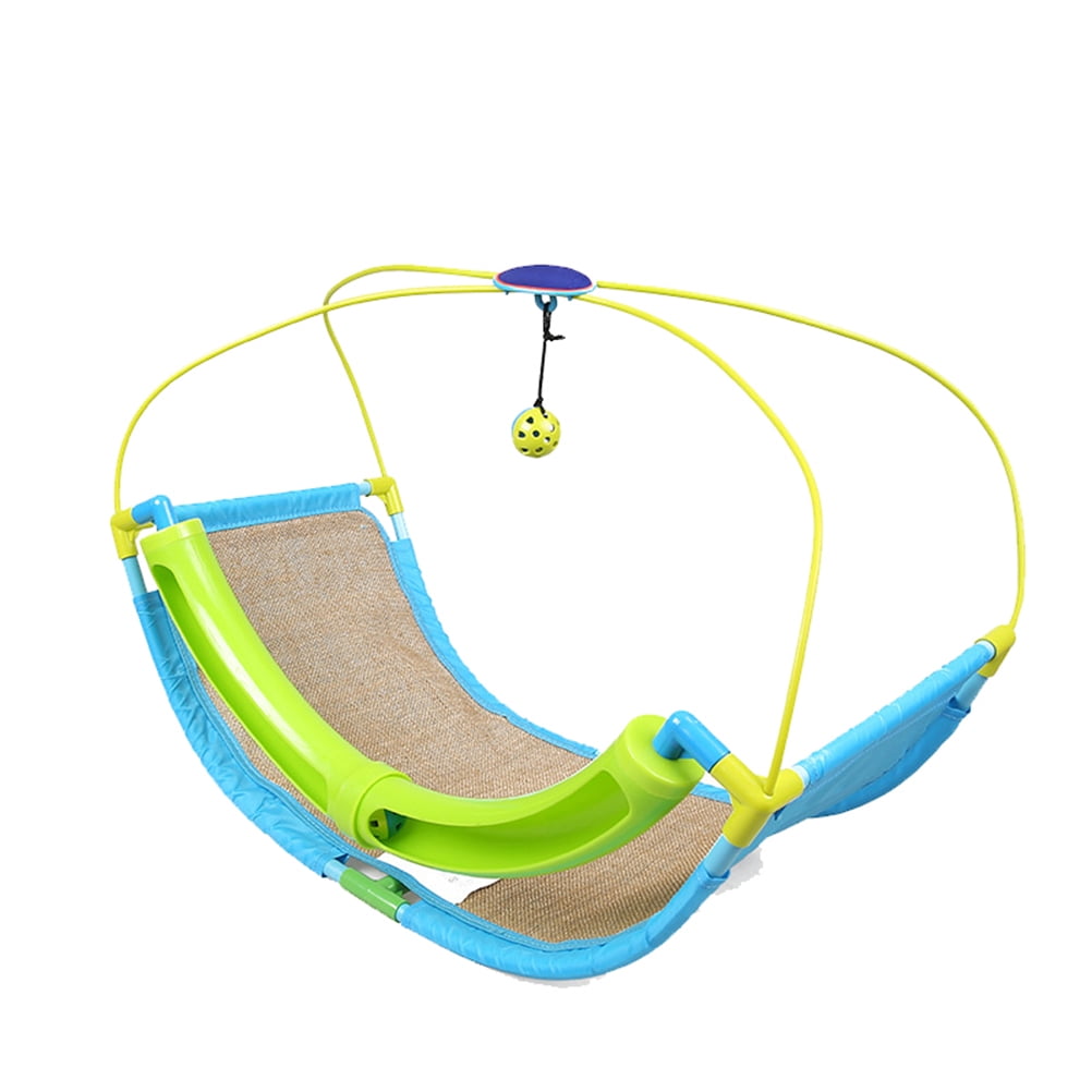 WSTEER Cat Cage Hammock Swing Bed Mattress Cradle Bed with Small Bell ...